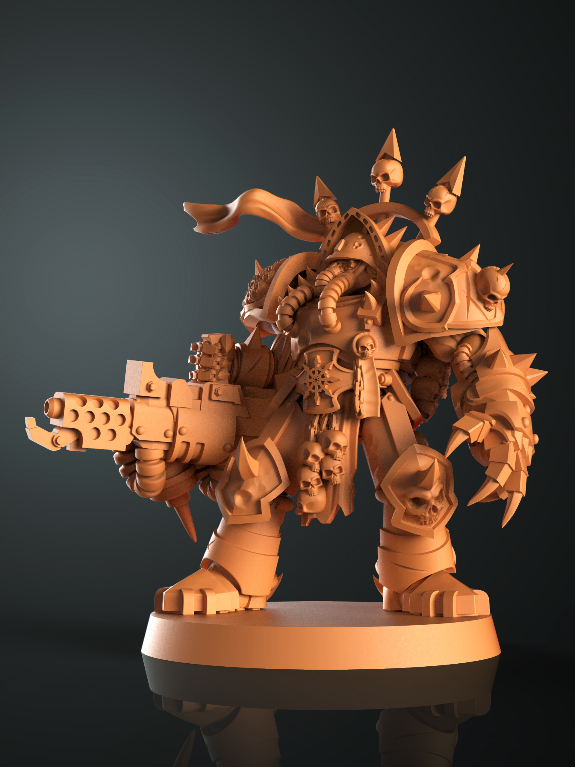 ArtStation - Harvest of the ruin - Heavy flamethrower