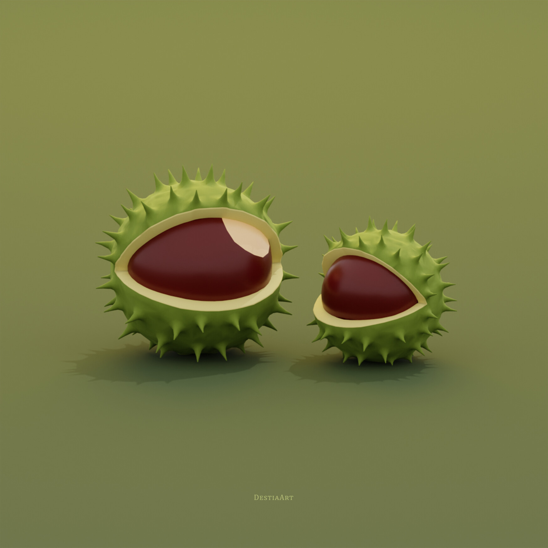 ArtStation - 3D Chestnut