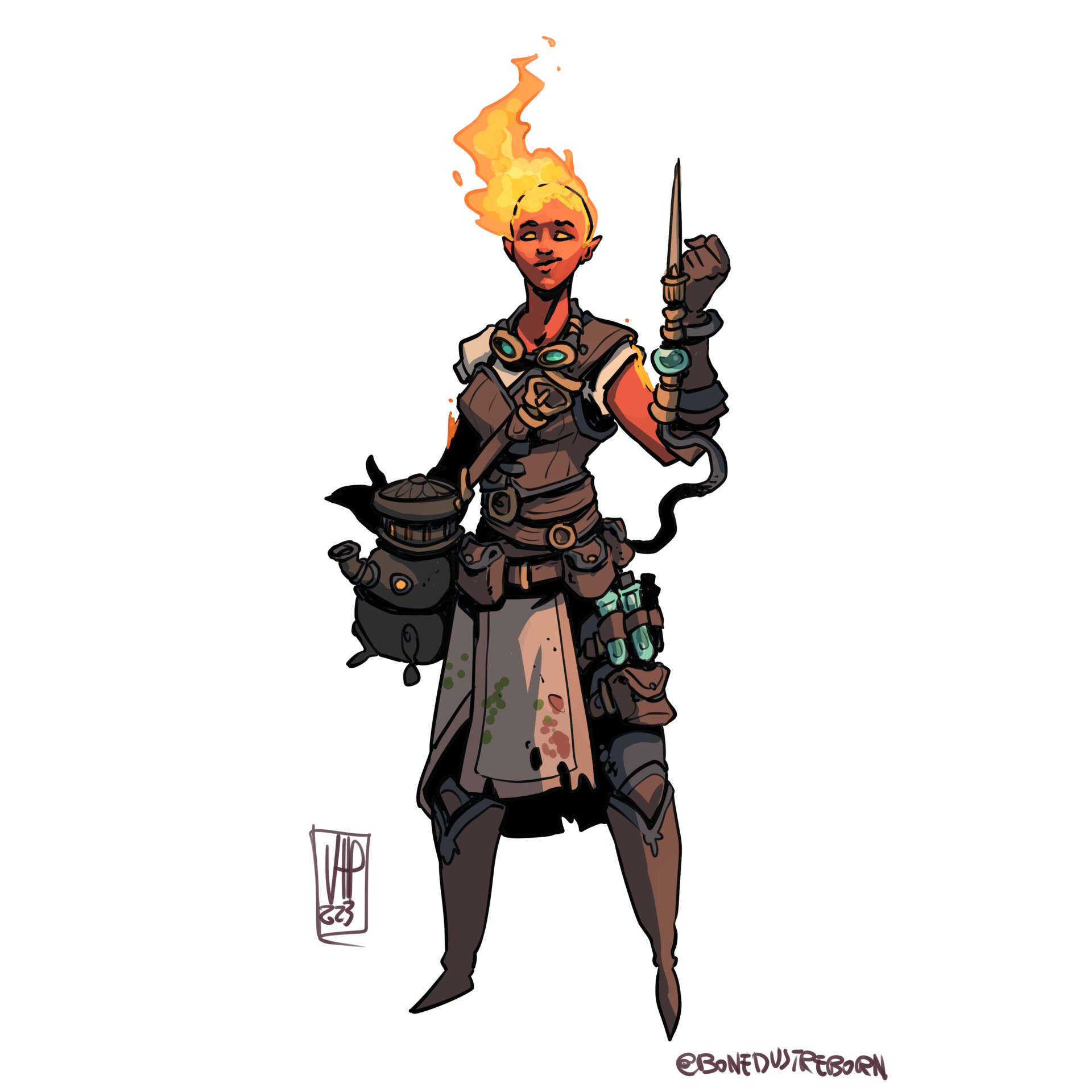 Bone Dust - DnD Curse of Stradh party