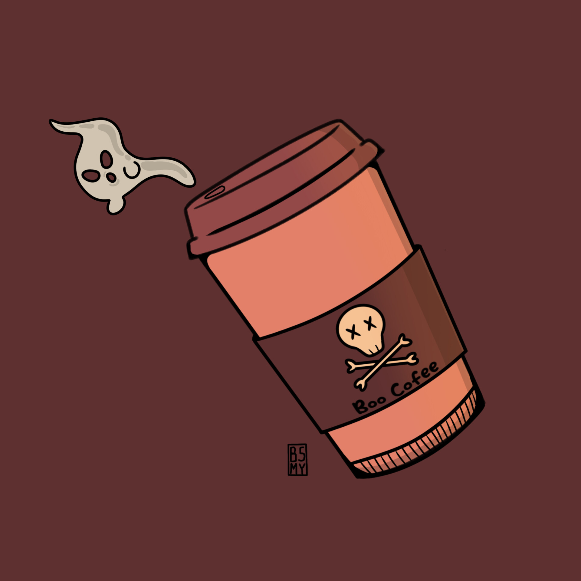 ArtStation - Spooky coffee