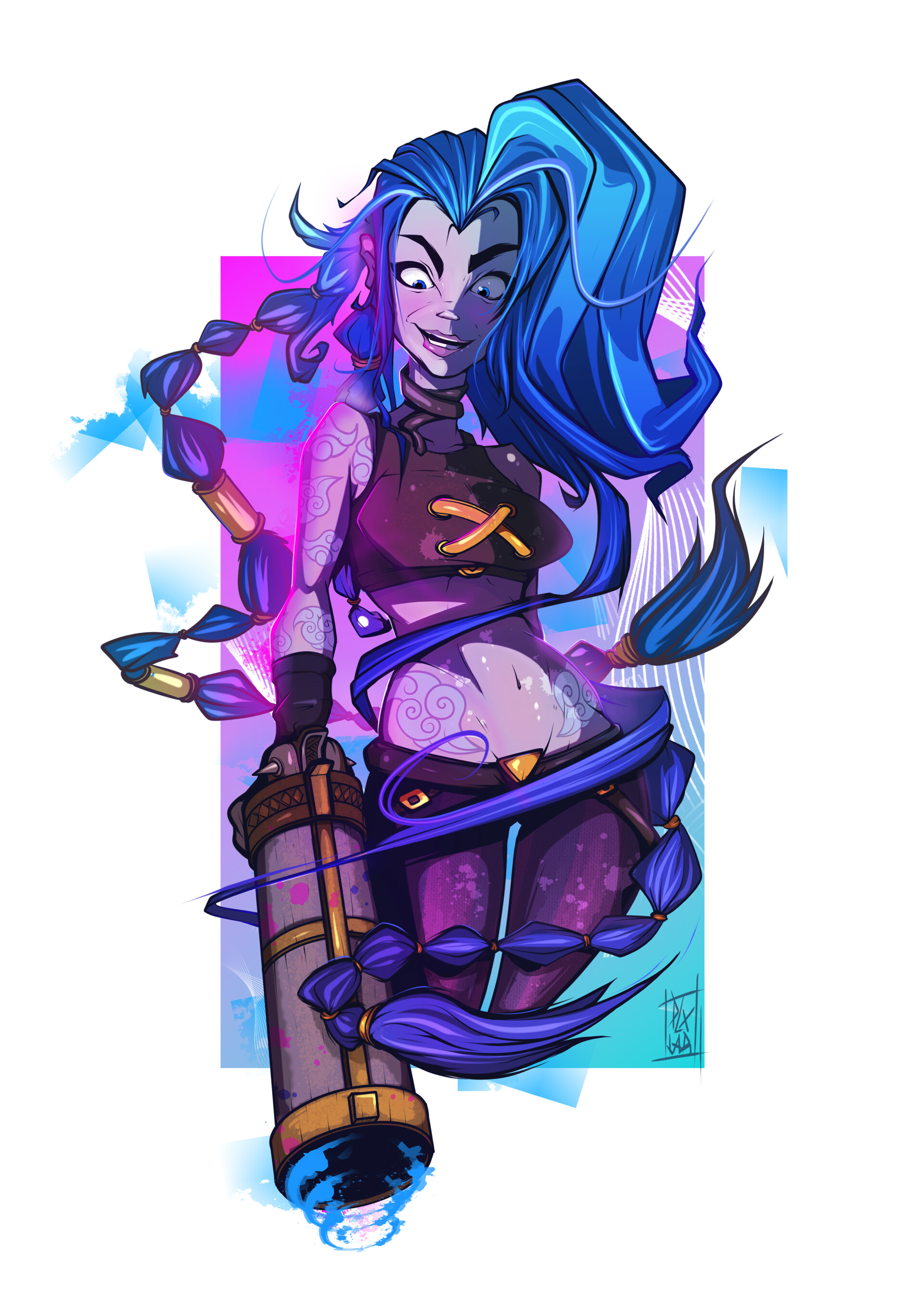 ArtStation - Fan art JINX by PLX