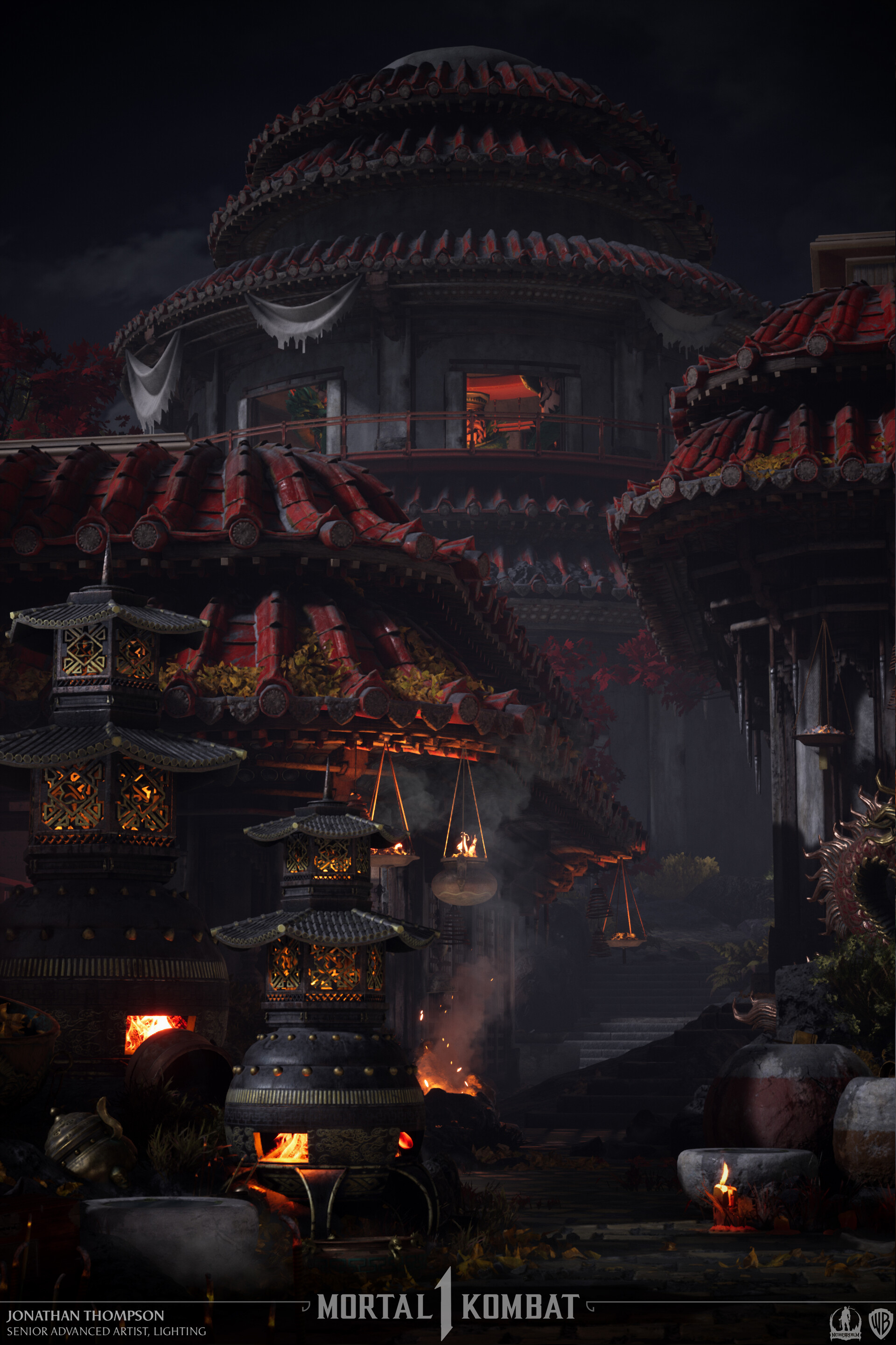 mortal kombat fire theme