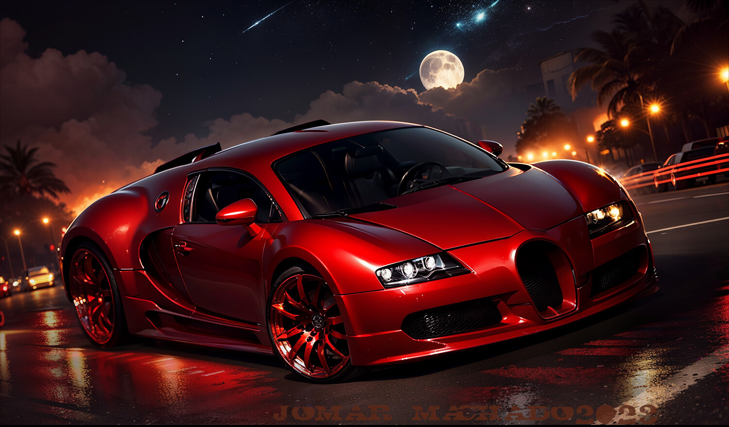 ArtStation - BUGATTI NIGHT and DAY...