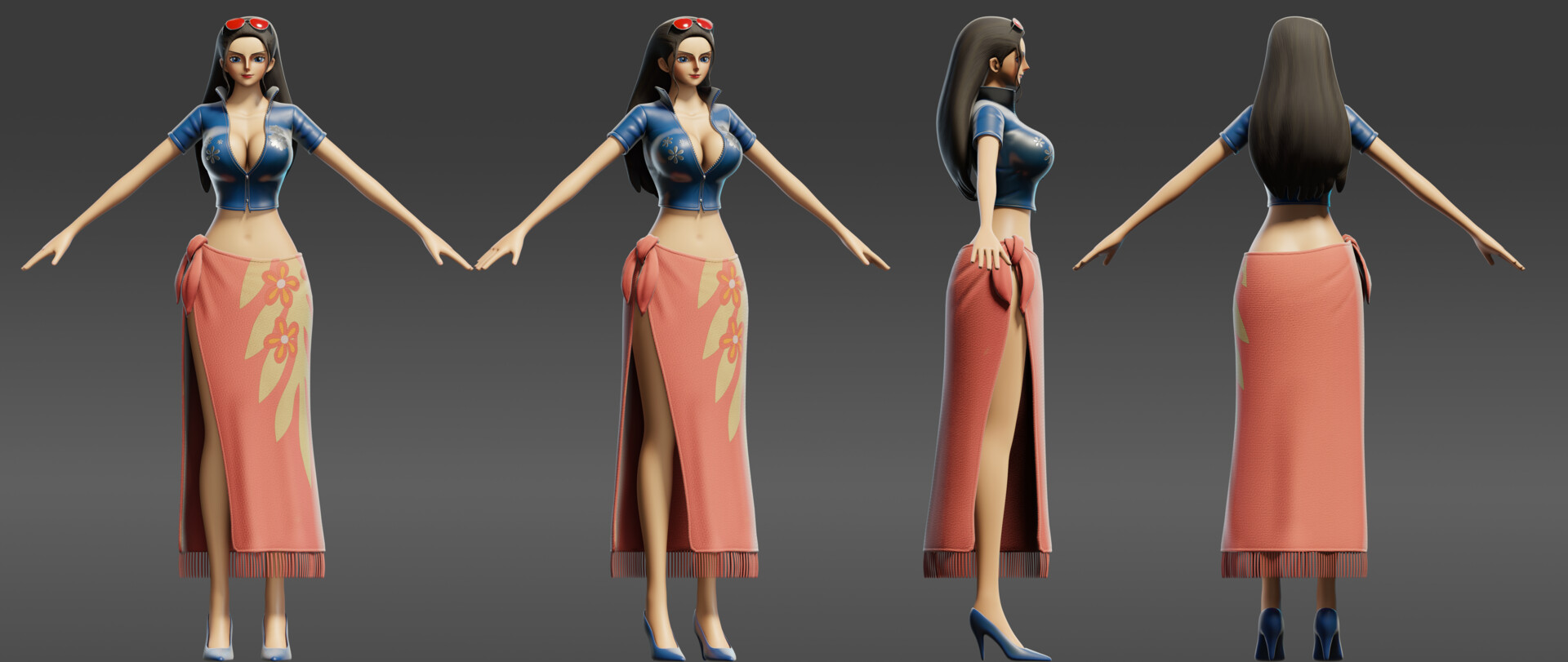 ArtStation - 3D Stylized Nico Robin