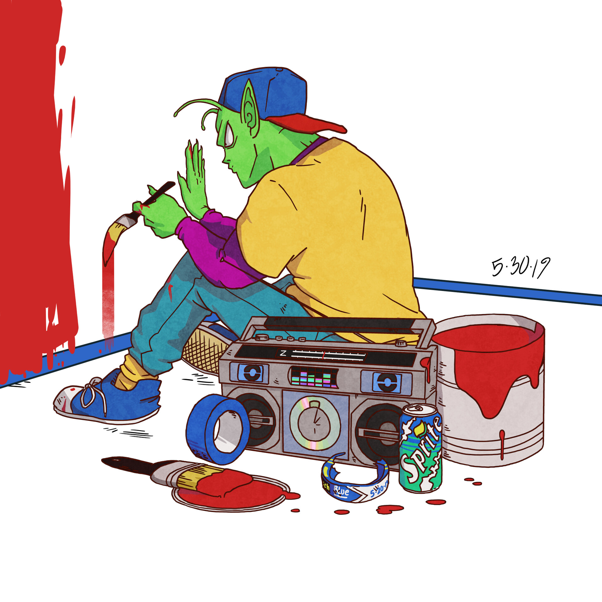 ArtStation - paint with piccolo