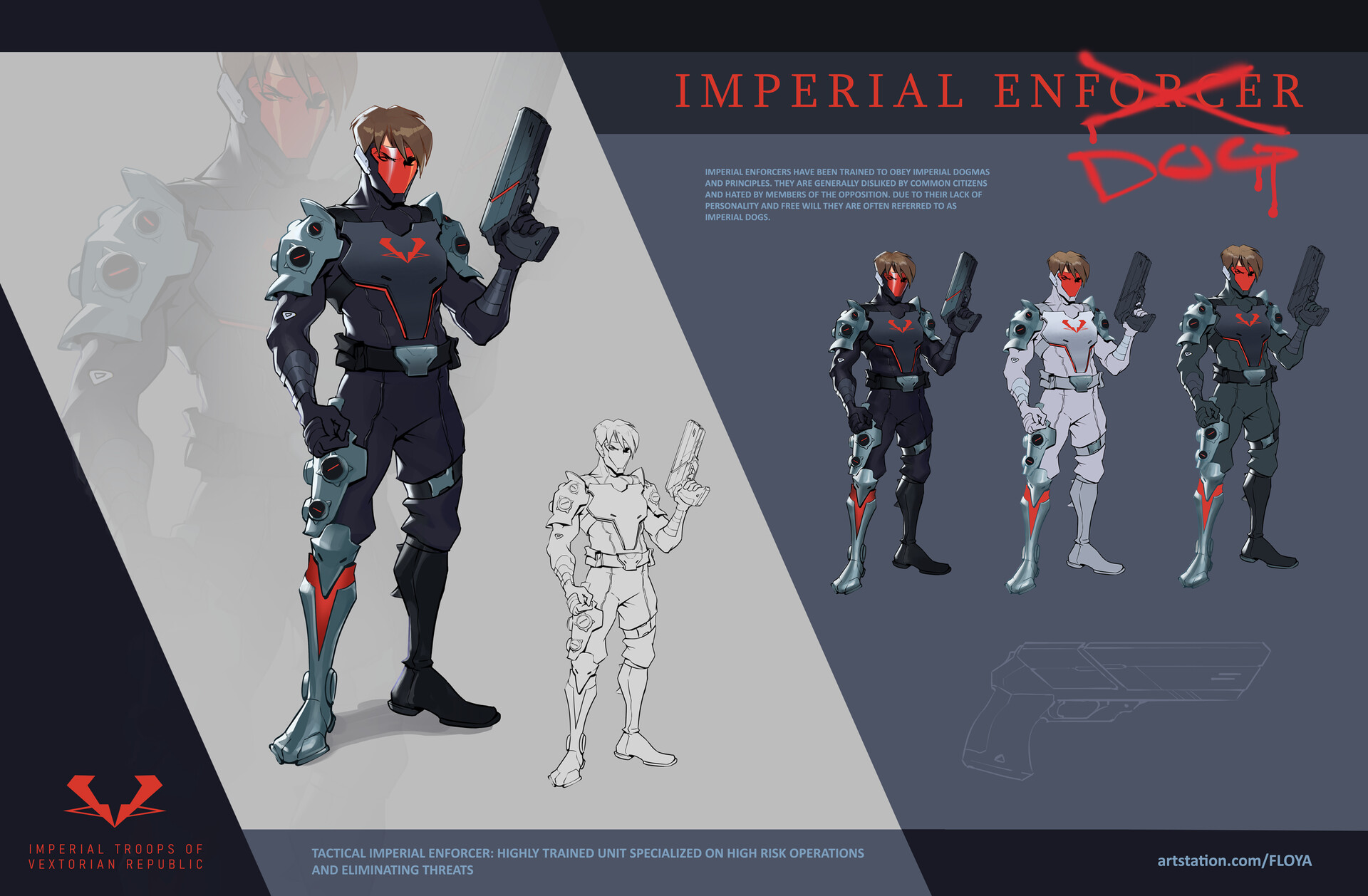 ArtStation - Imperial Enforcer concept
