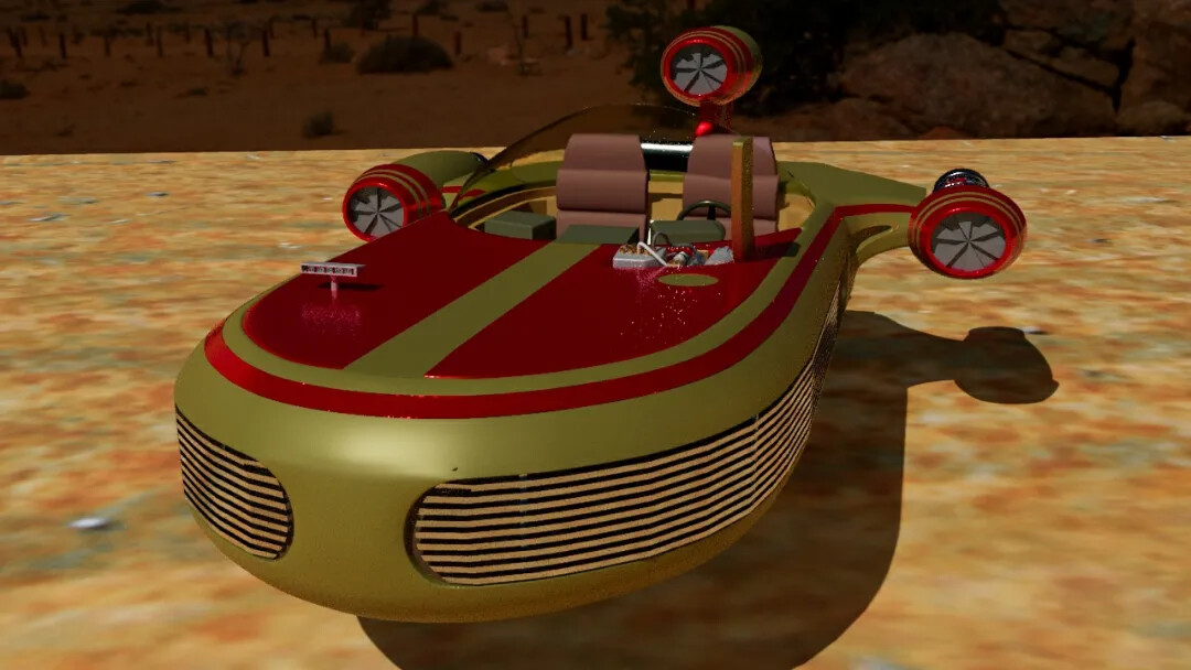 ArtStation - Star Wars LandSpeeder