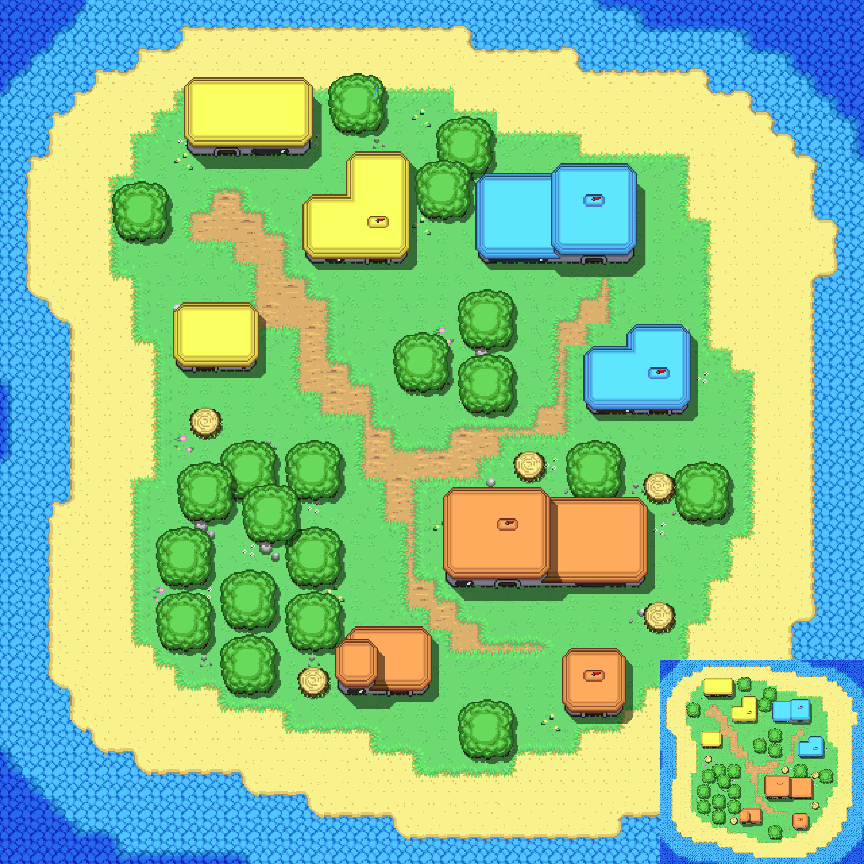 ArtStation - Pokemon Style Tileset