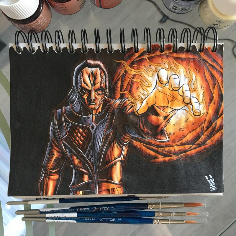 ArtStation - Pah-Wraith Dukat (traditional colo)