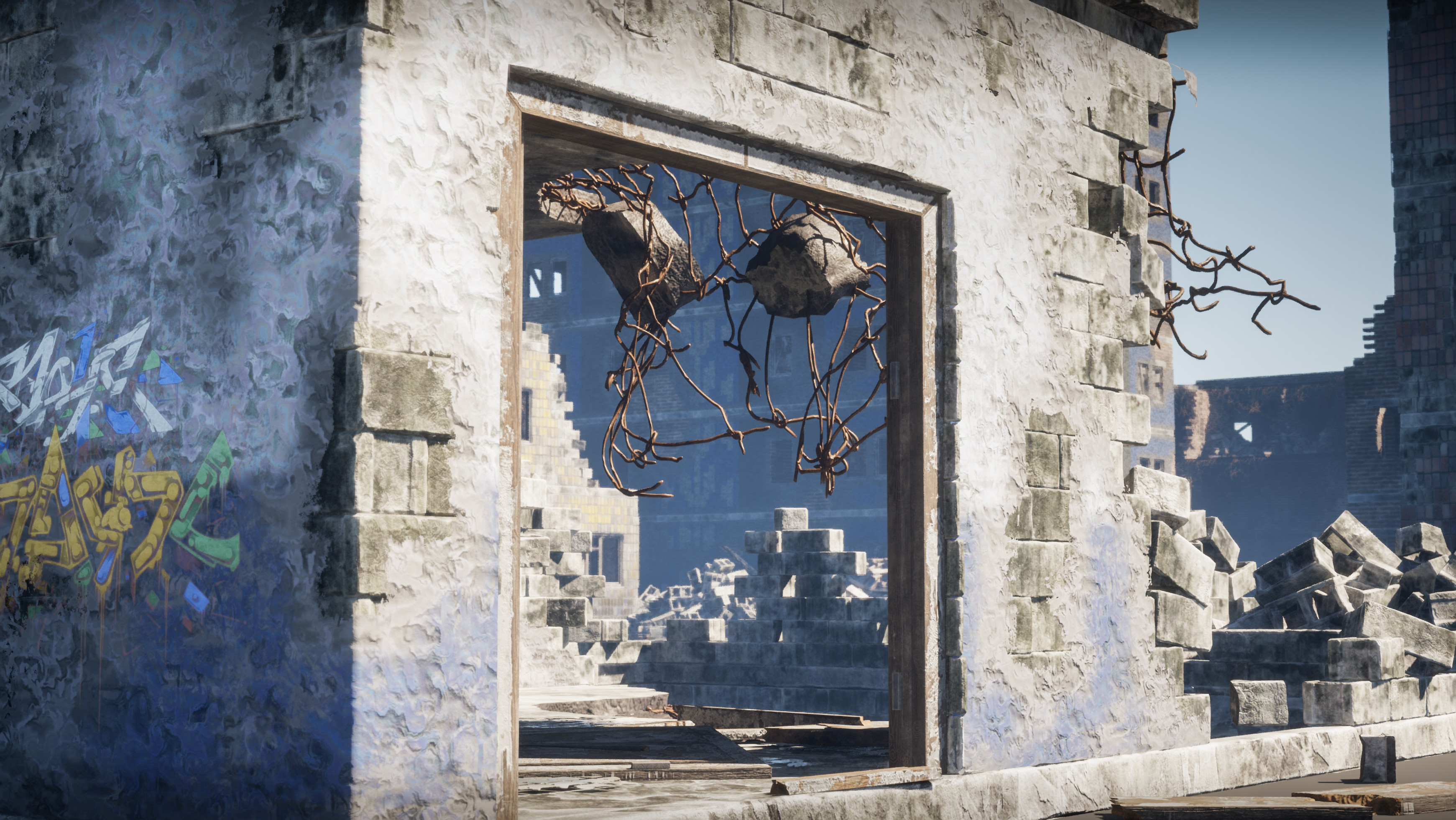 Volodymyr Shtohun - UE5 Destructed Building modular assets