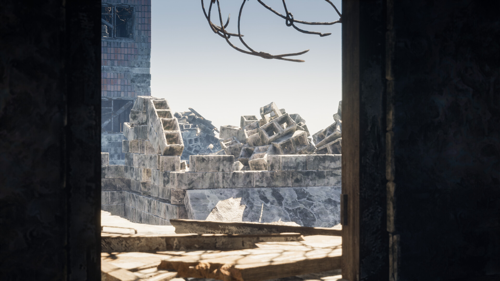 Volodymyr Shtohun - UE5 Destructed Building modular assets