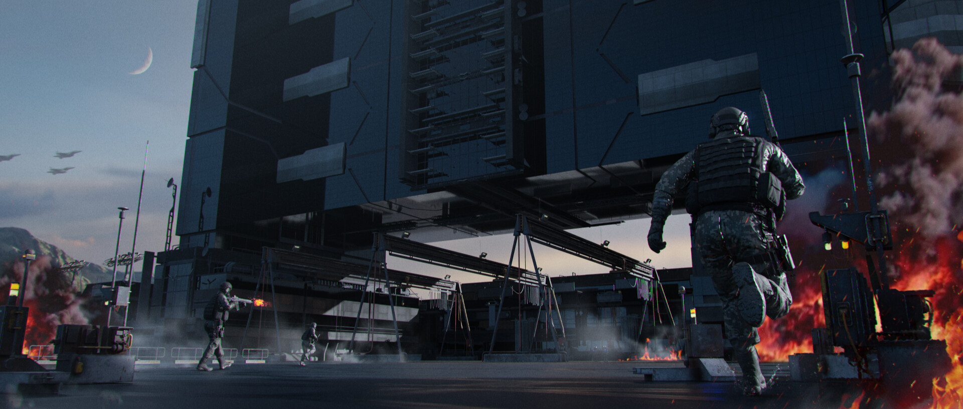 ArtStation - Weapons Facility | Takedown