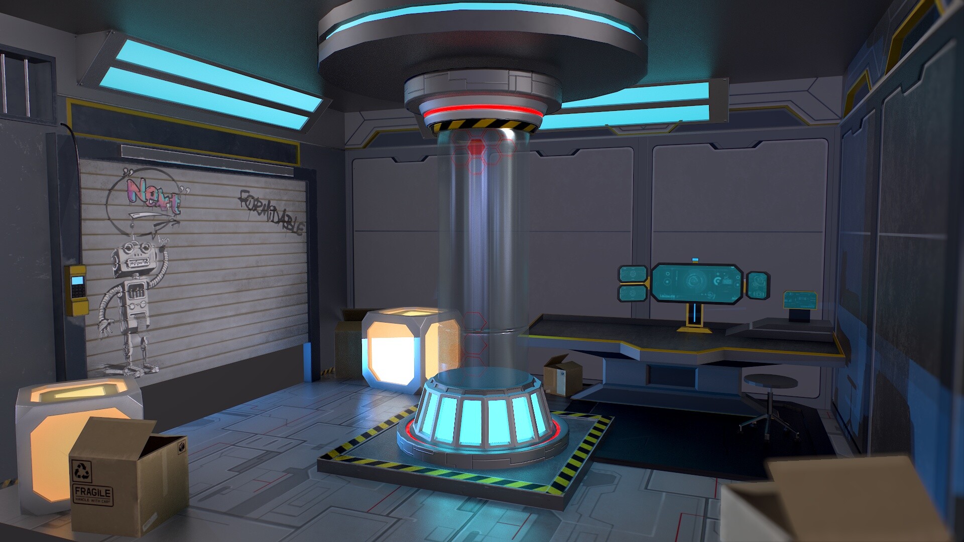 ArtStation - Sci-Fi Garage