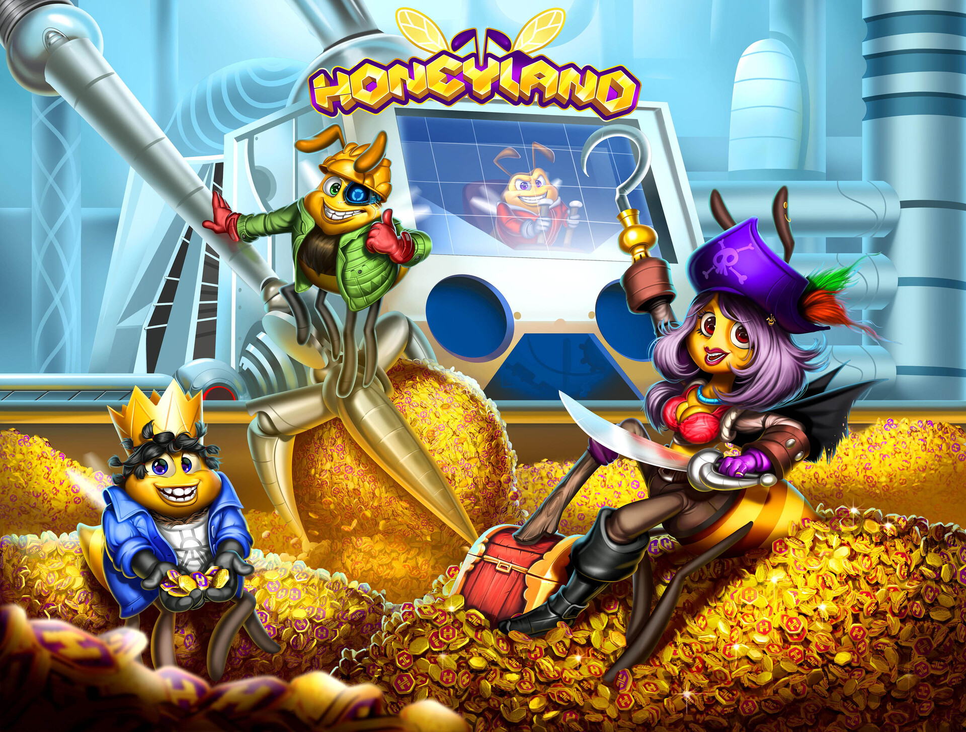 ArtStation - honeyland game