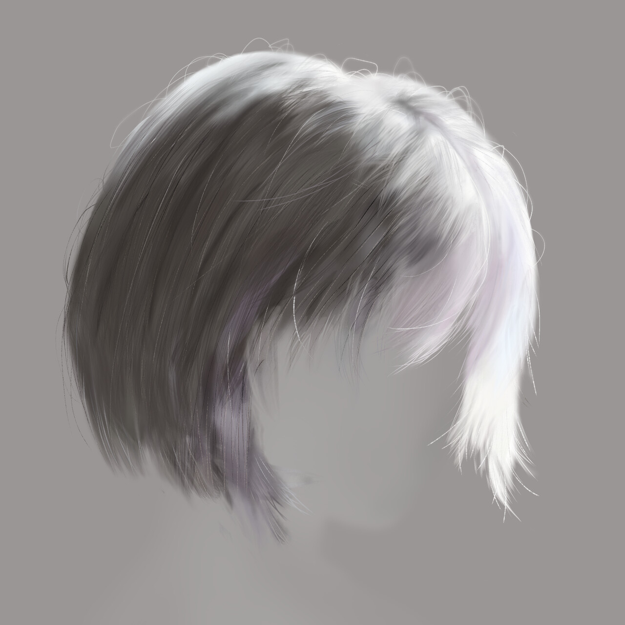how to draw realistic hair digitally