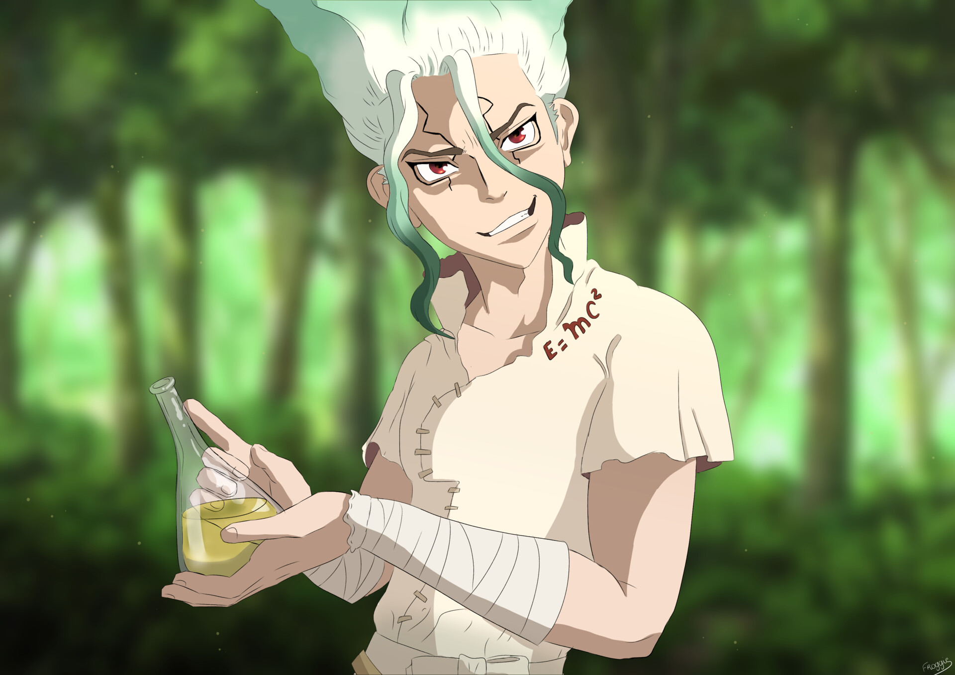 ArtStation - Senku Ishigami - Dr Stone