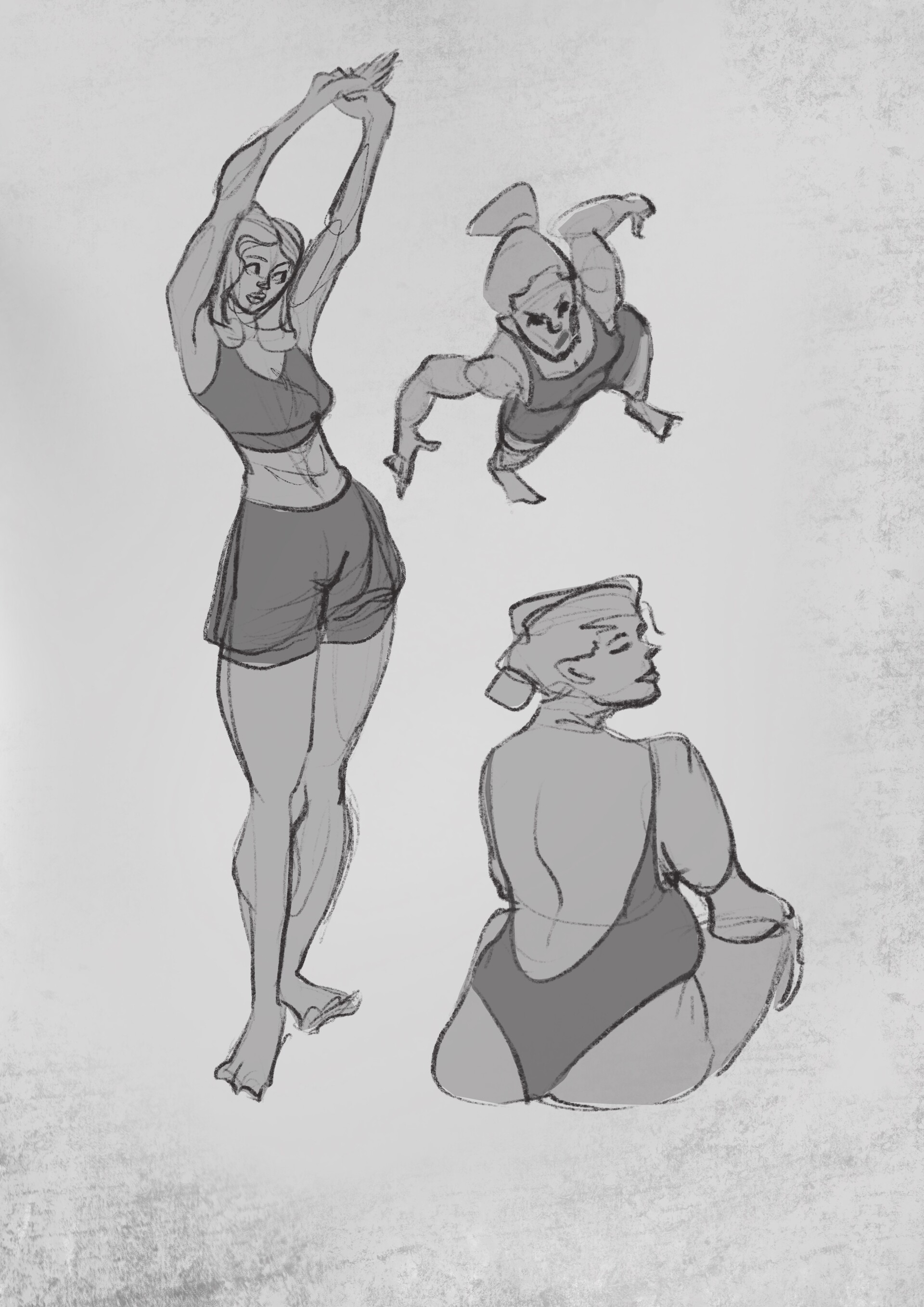 ArtStation - Quick gesture sketches