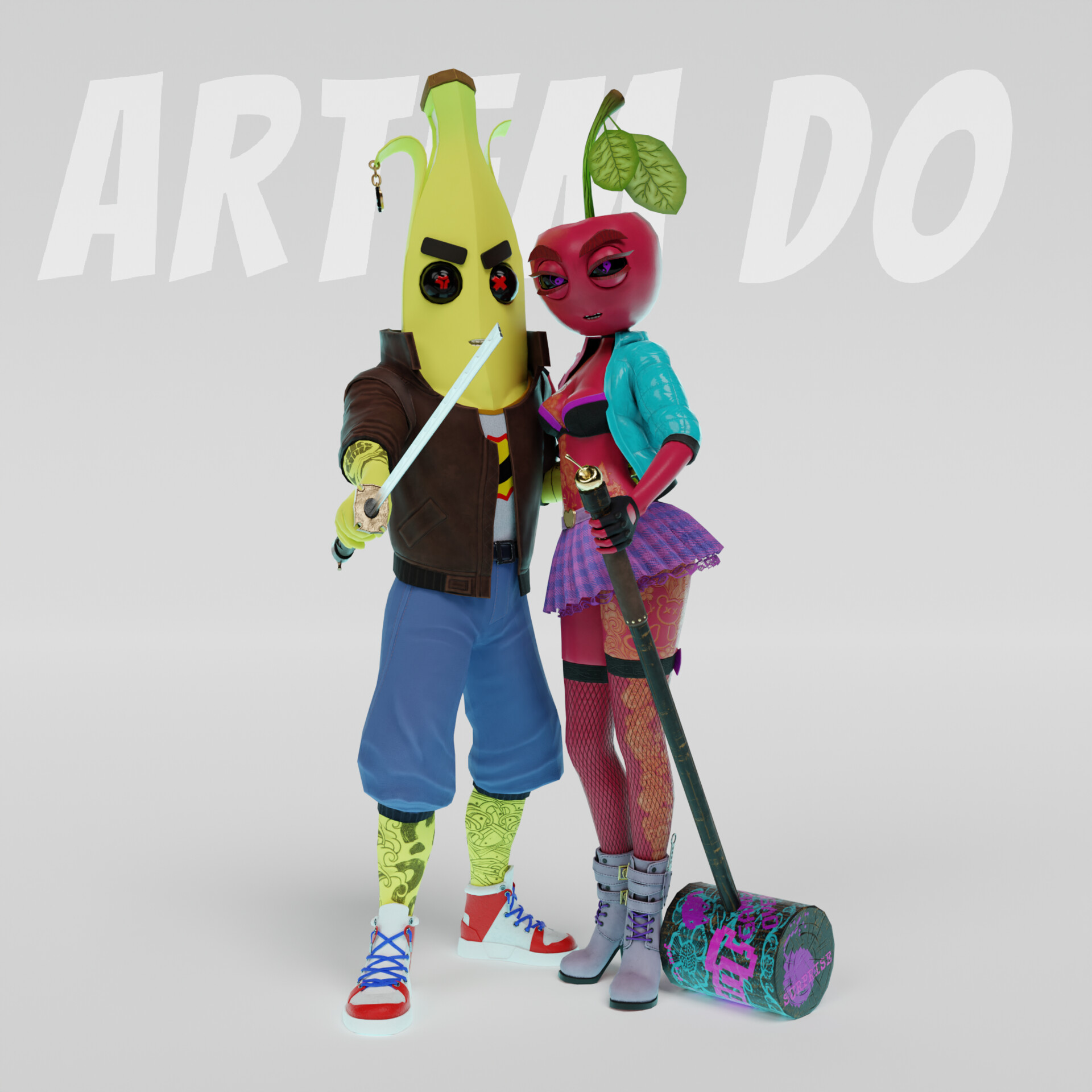 ArtStation - Fruit squad character
