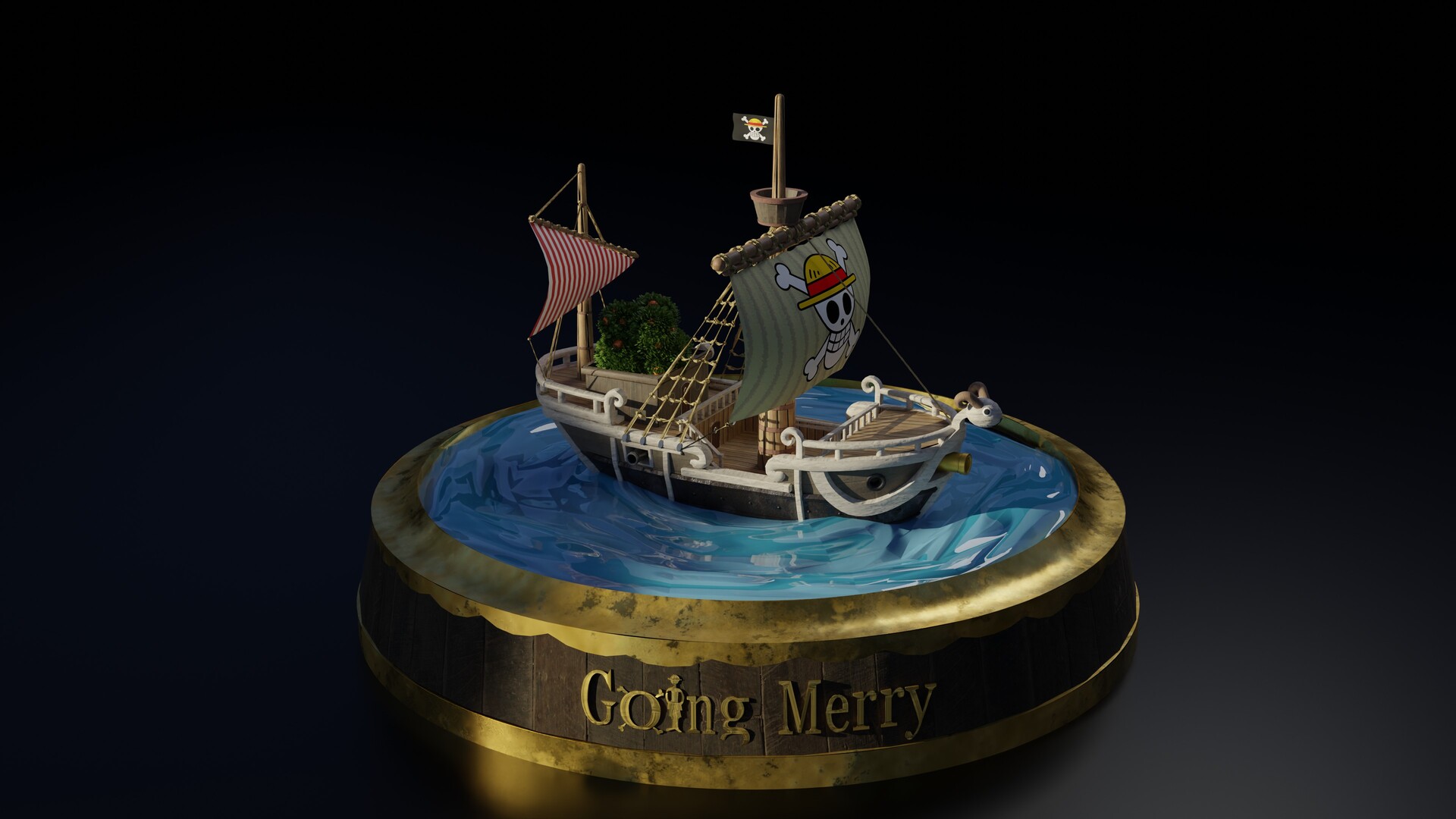 ArtStation - One piece Going Merry