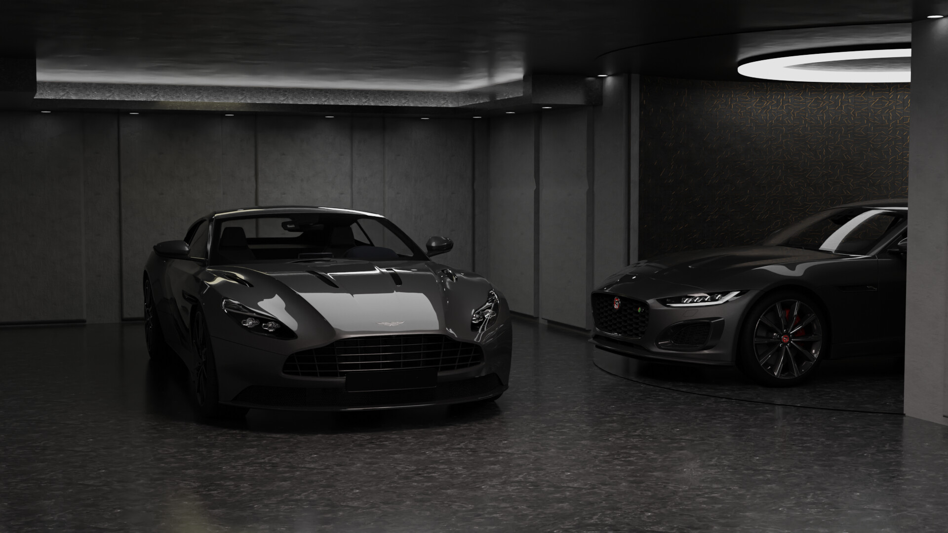 ArtStation - My favorite car and garage Render