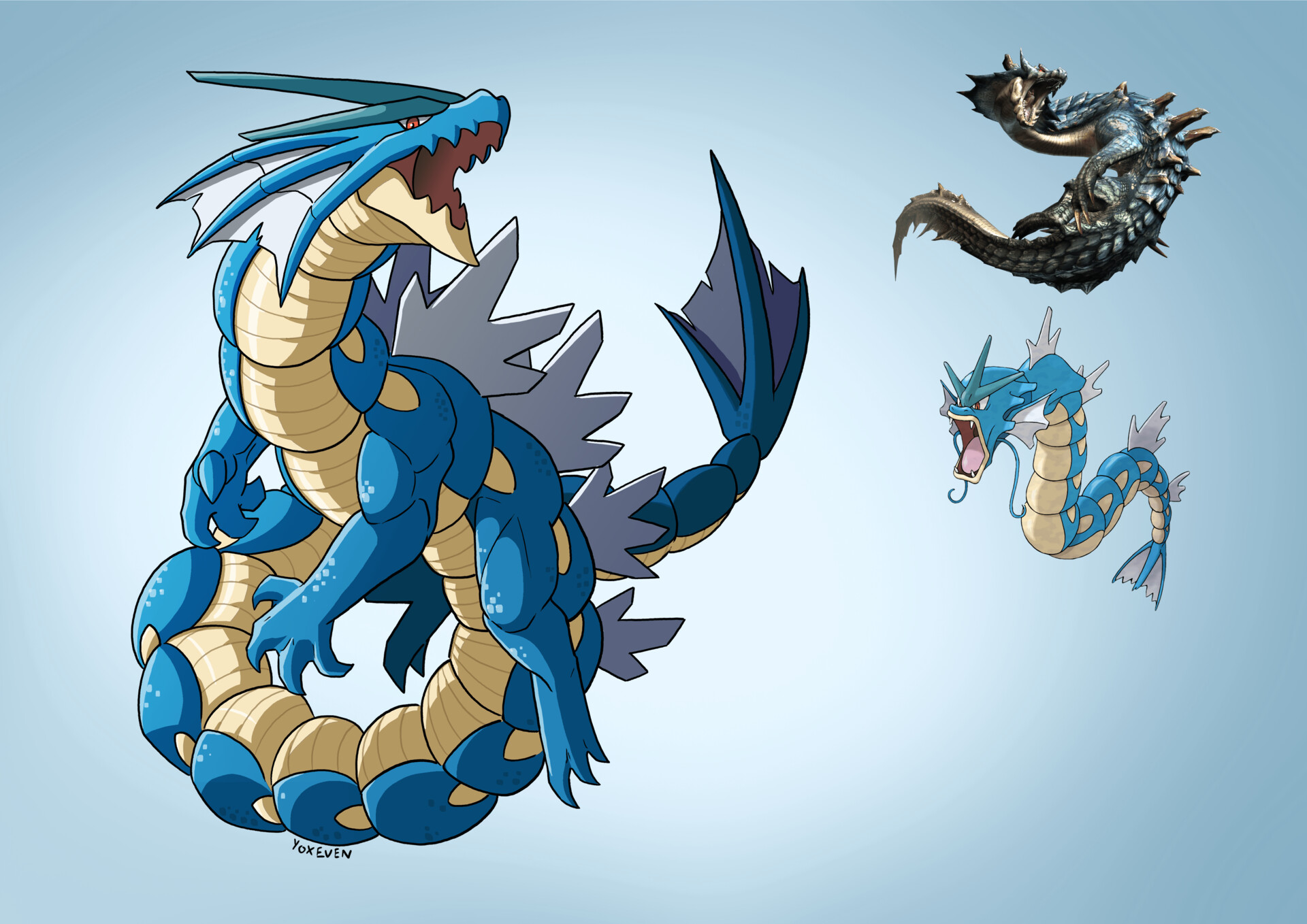 ArtStation - Pokémon X Monster Hunter