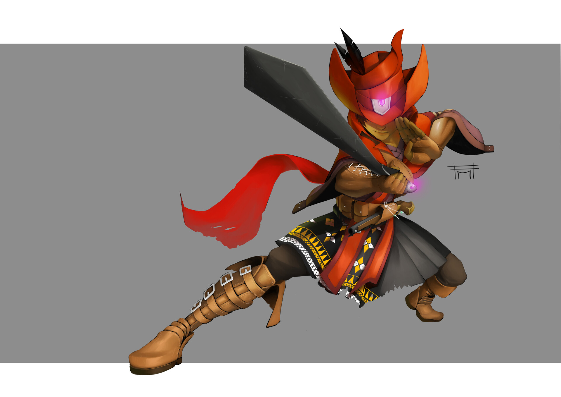 ArtStation - ABSYAR, THE PIRATE MAGE CAPTAIN