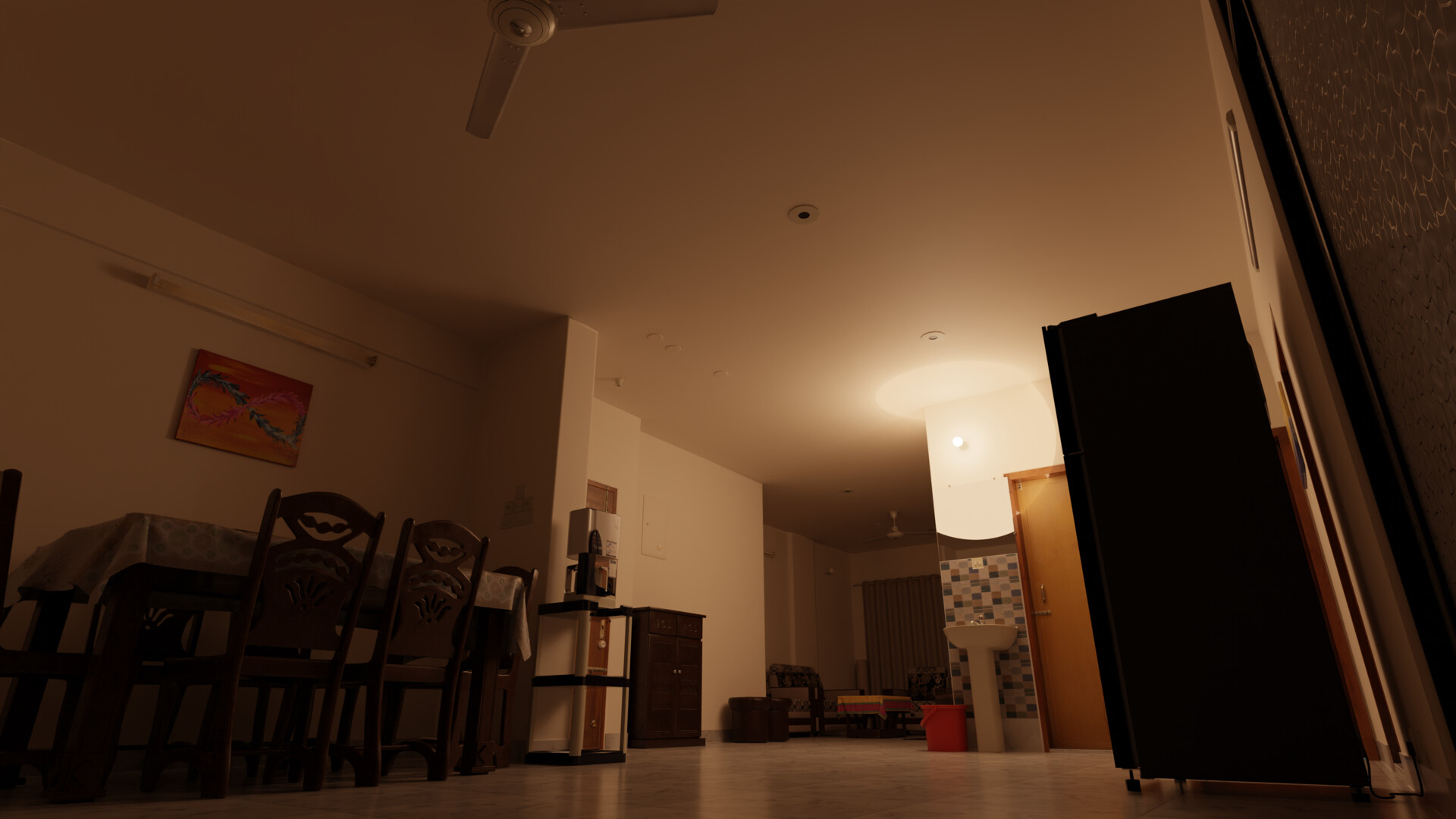ArtStation - Real life apartment semi-recreated in Blender