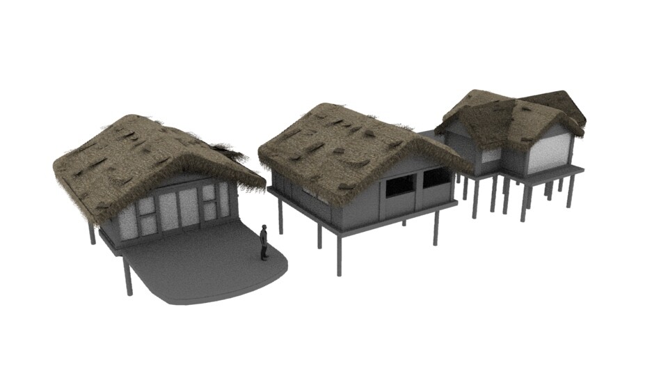 ArtStation - Concepts for some huts