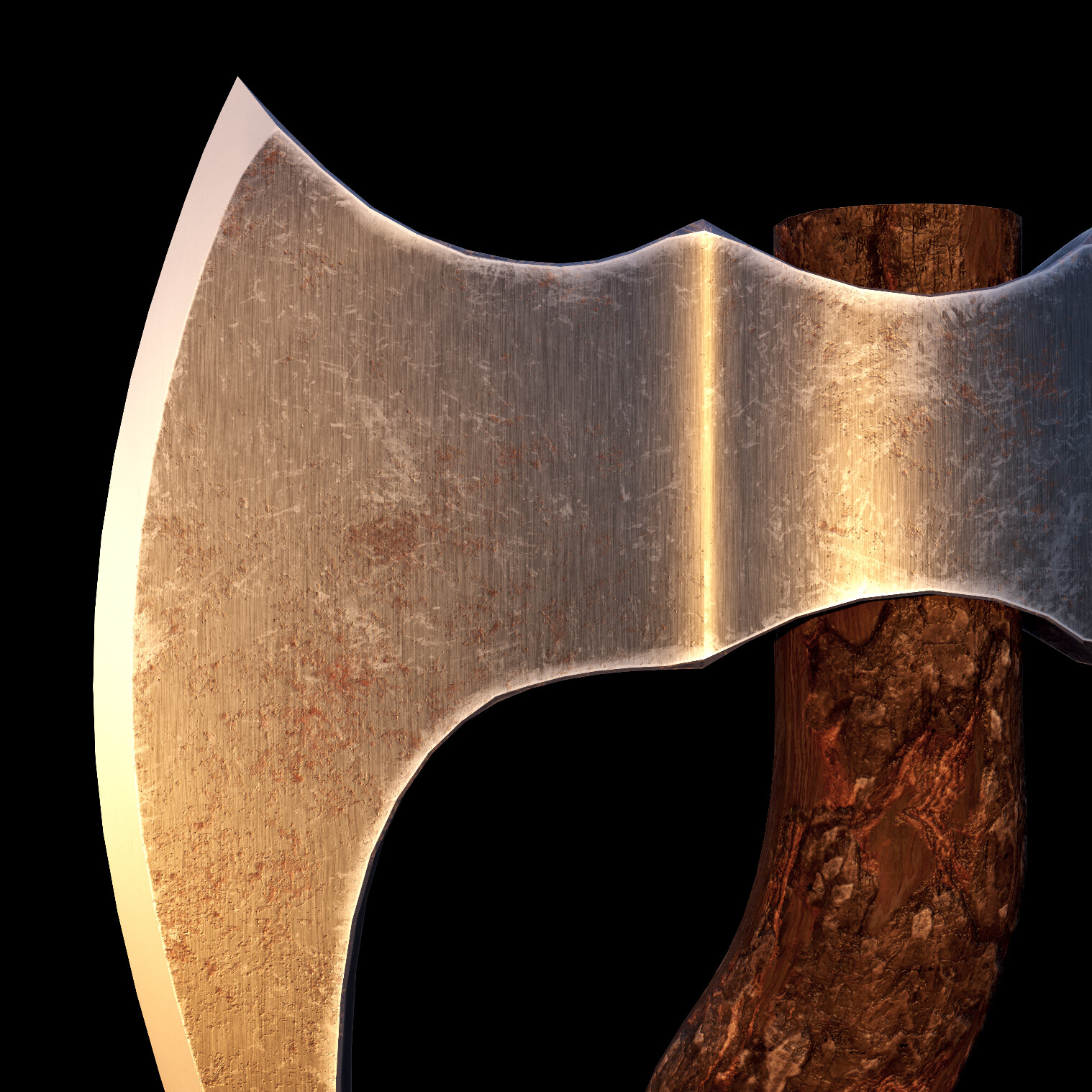 ArtStation - Nordic Curved Axe