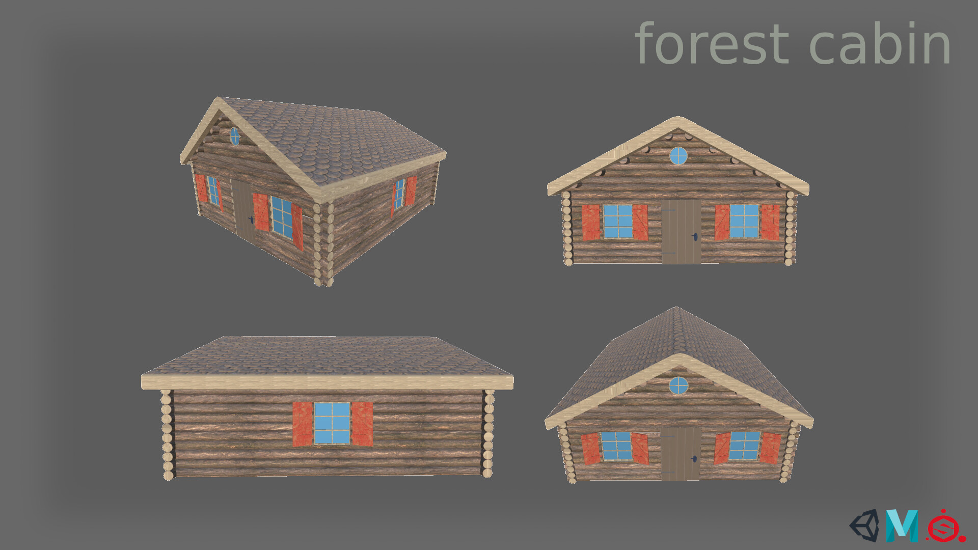 ArtStation - forest cabin