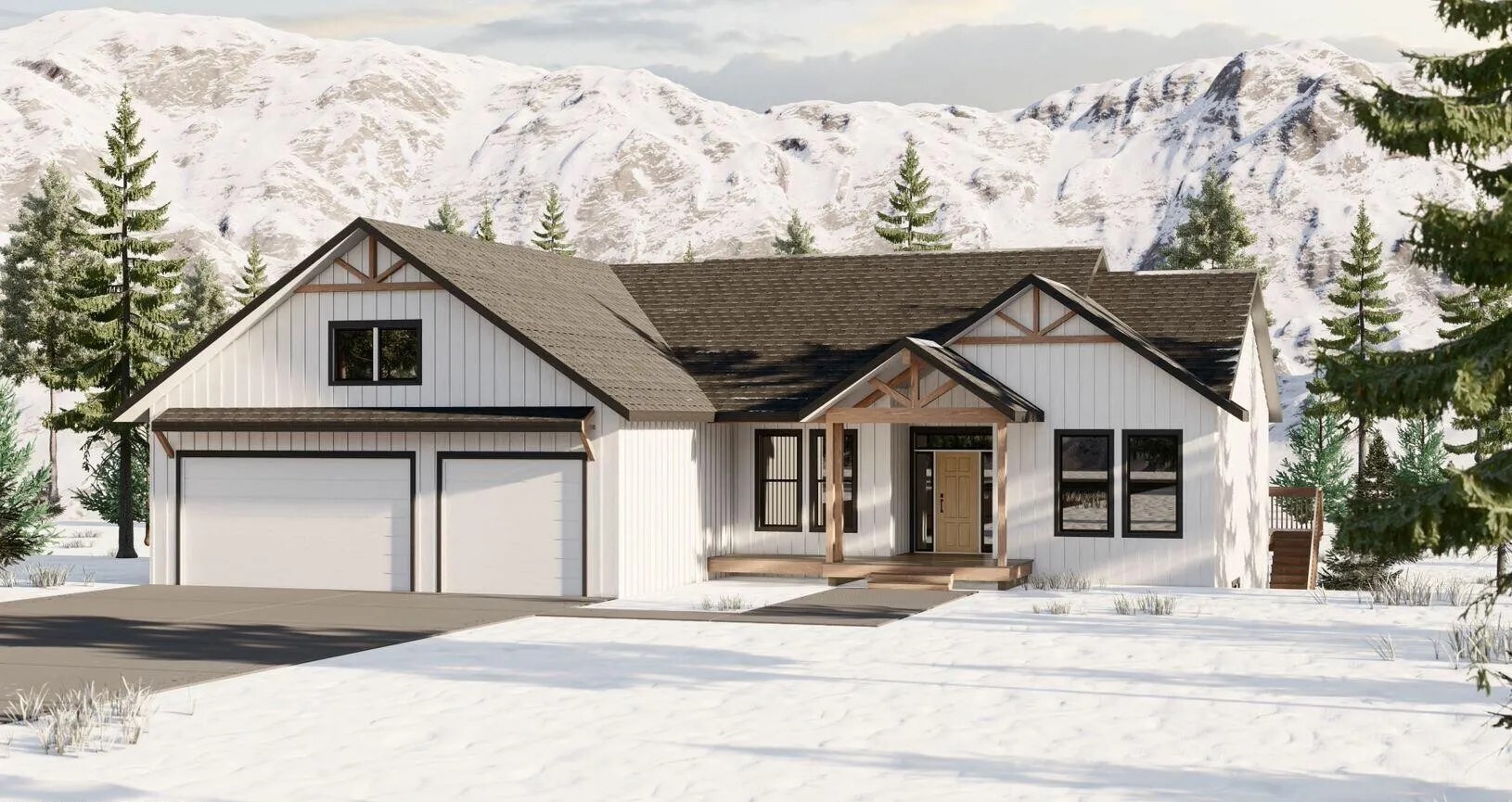 ArtStation - 3D Exterior Designs Anchorage, Alaska