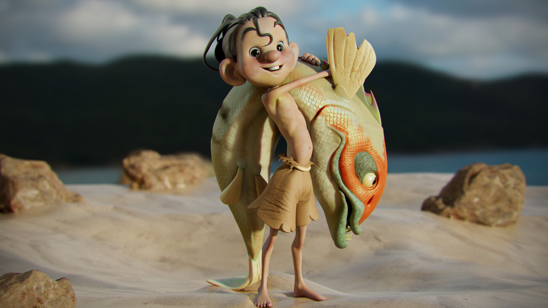 ArtStation - The Fish and the Child 'Lookdev'