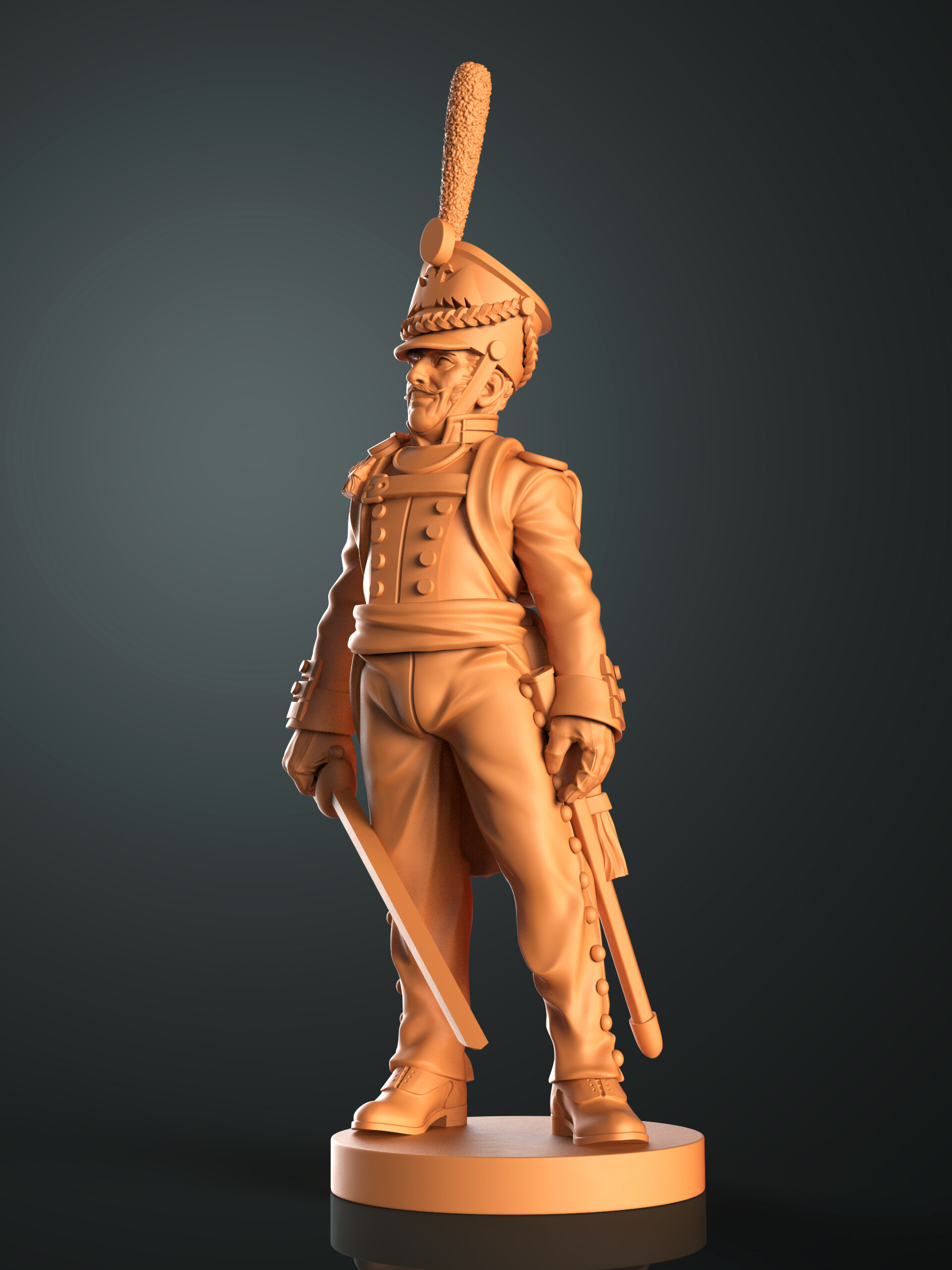 ArtStation - Russian Officer - Regiment Litovky - Imperal guard 1812