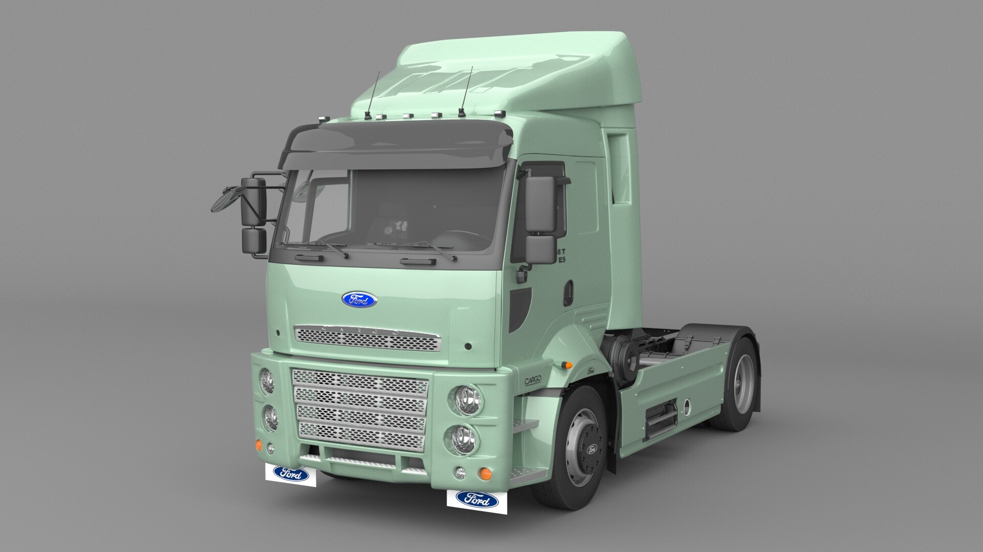 ArtStation - 2012 Ford Cargo 1838 T E5 Semi Truck 3d Model