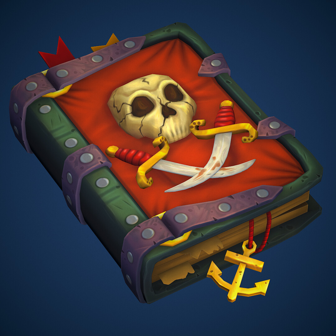 ArtStation - Skull book