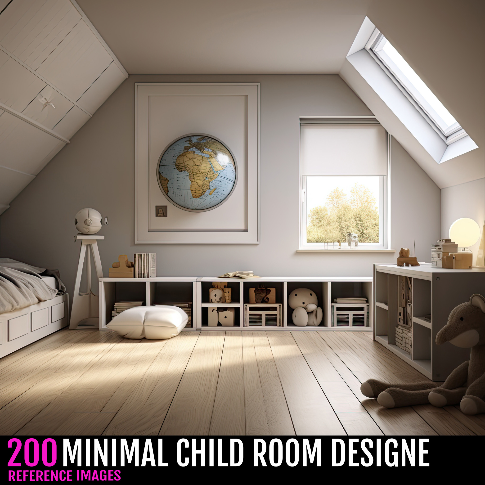 Isabelle ¥¥ - 200 MINIMAL CHILD ROOM DESIGN / 4K