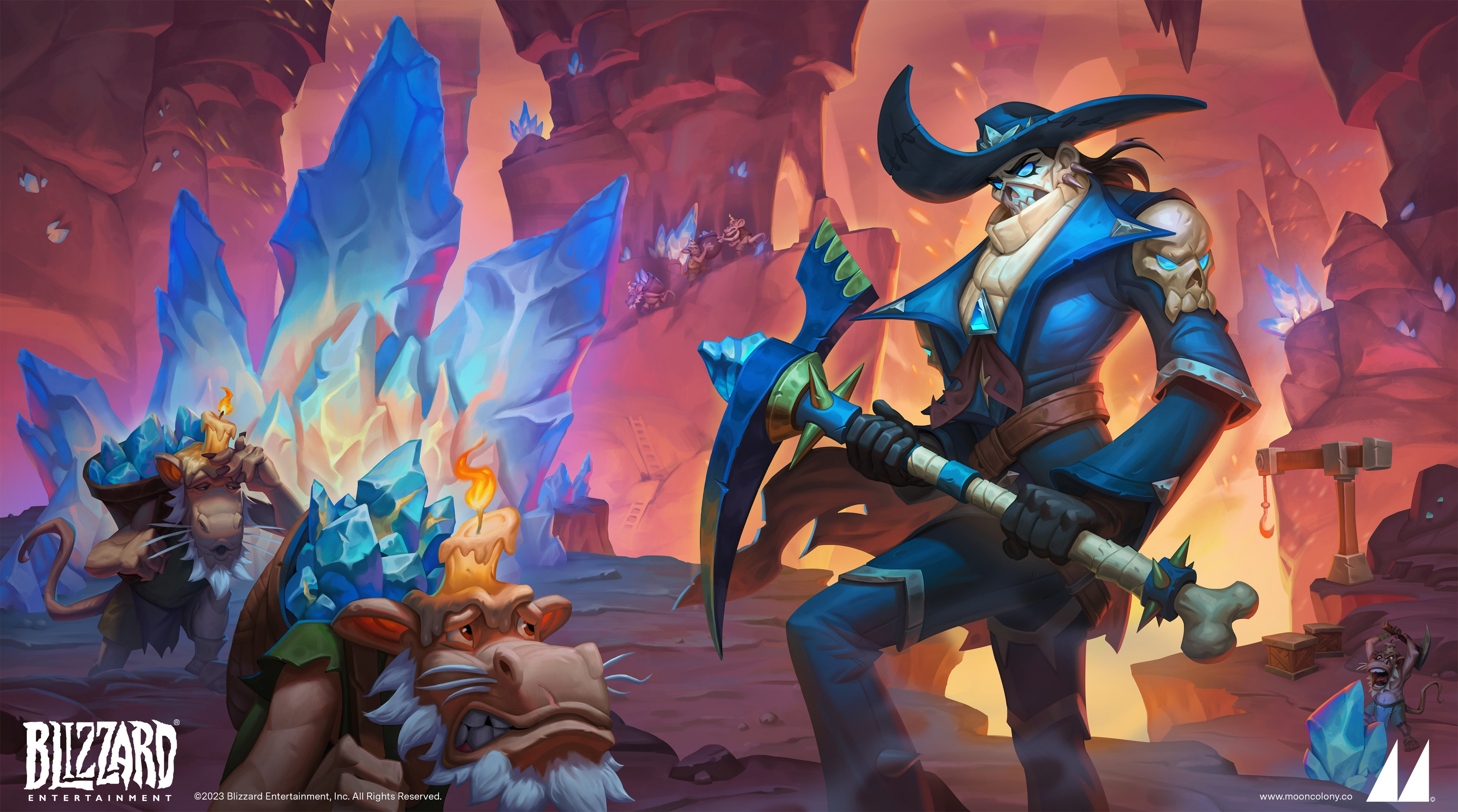 Mooncolony - Hearthstone Hero Skin | Pit Boss Reska