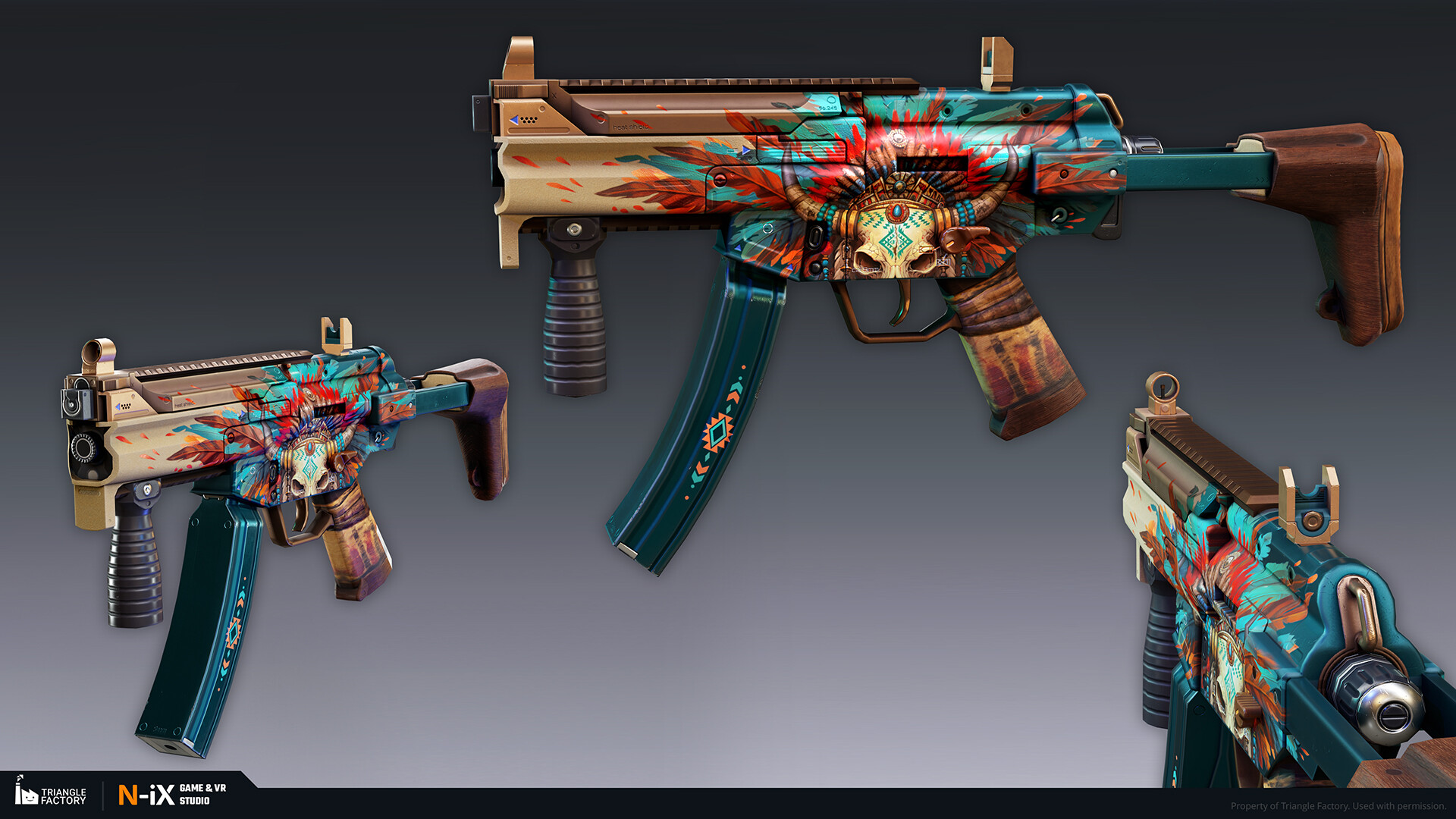 N-iX Game & VR Studio - Breachers - Weapon Skins #1