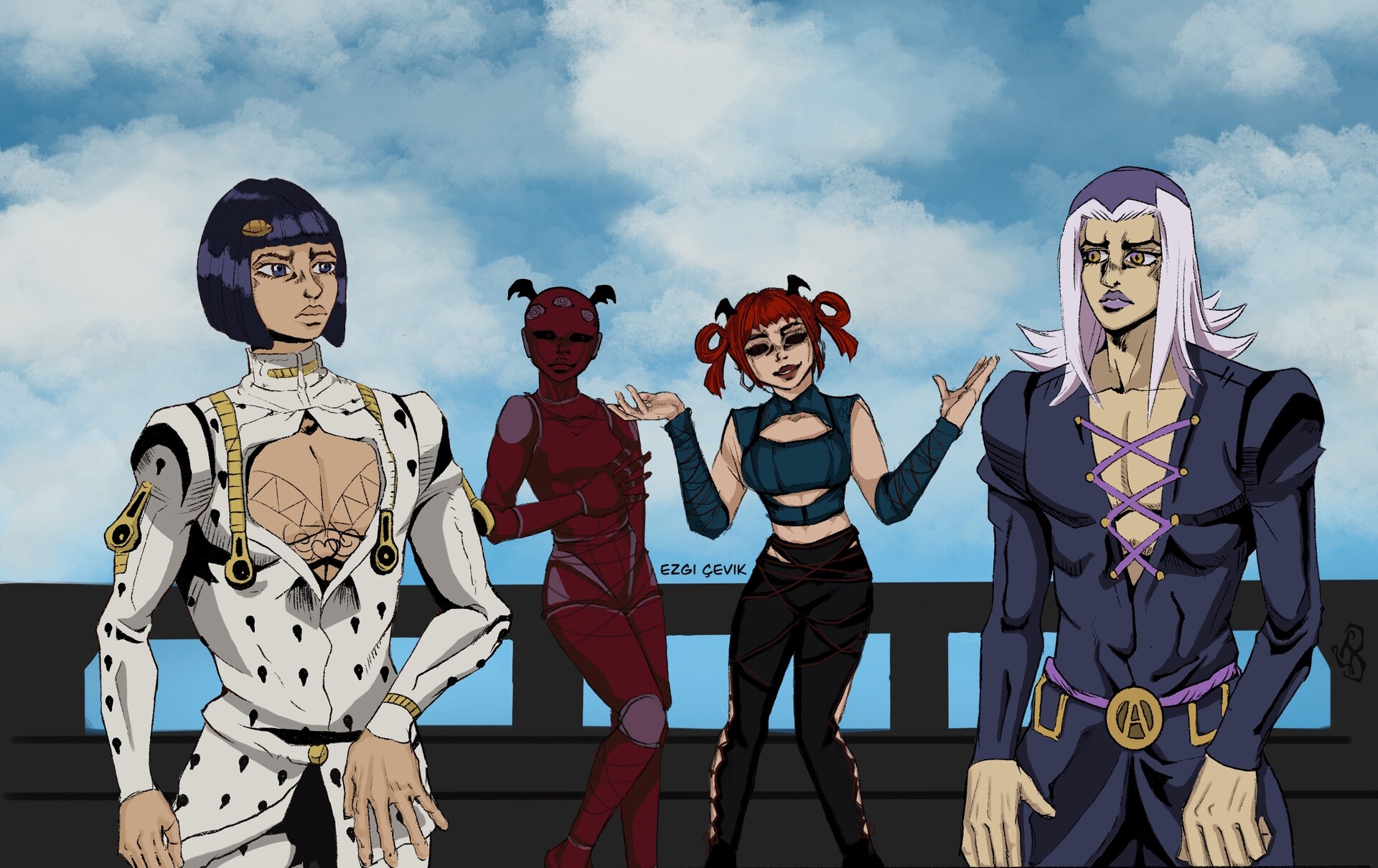 ArtStation - Jojo fanart with my oc