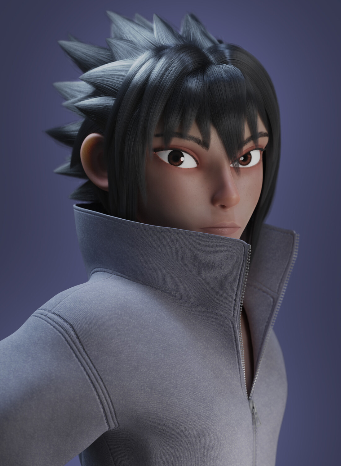 ArtStation - Sasuke Uchiha - Naruto