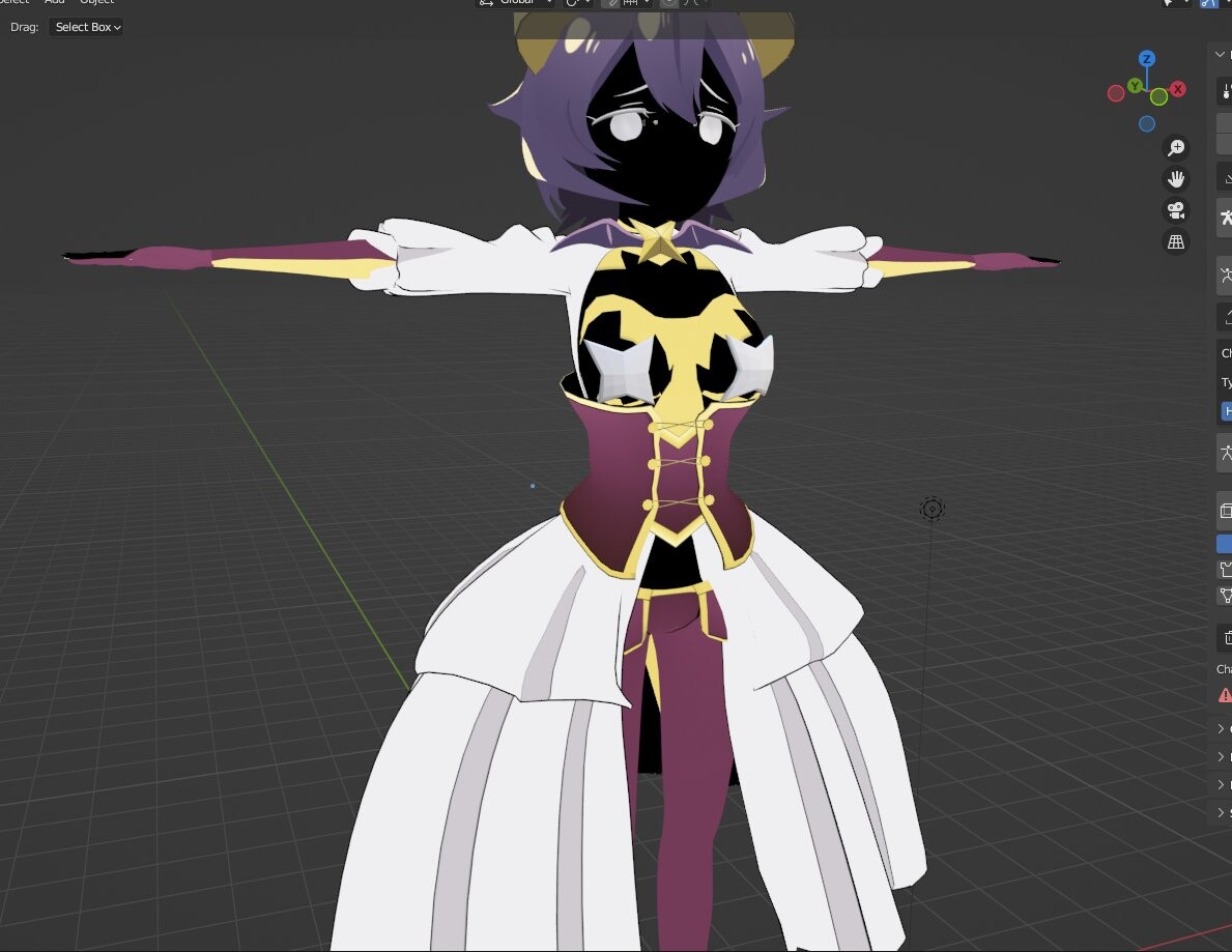 ArtStation - Hiiragi Utena base clothes texture