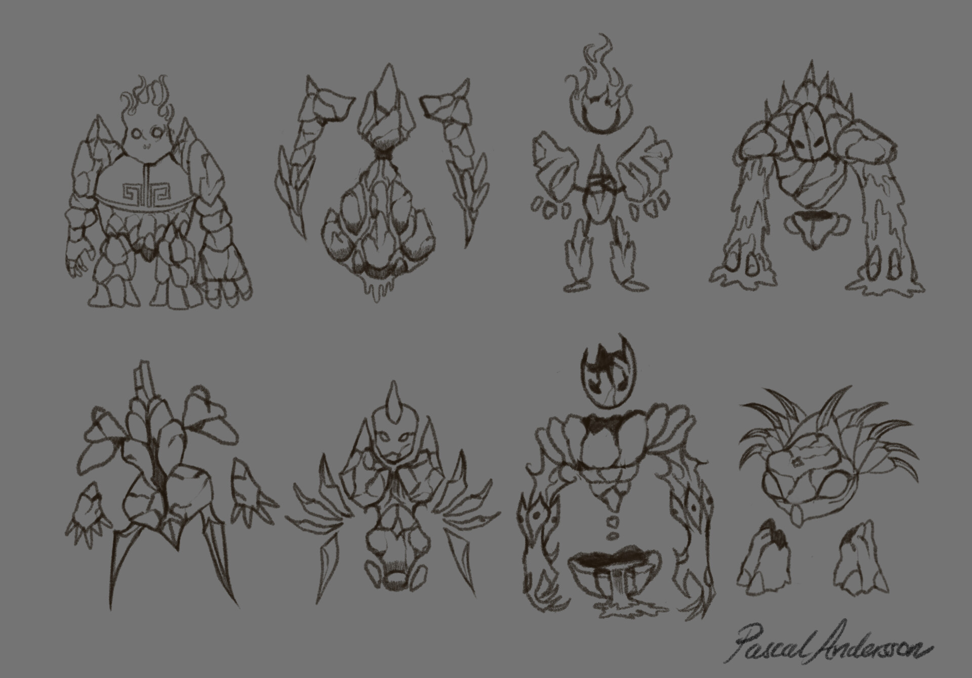 ArtStation - Character Design - Tower Defense Pt.2
