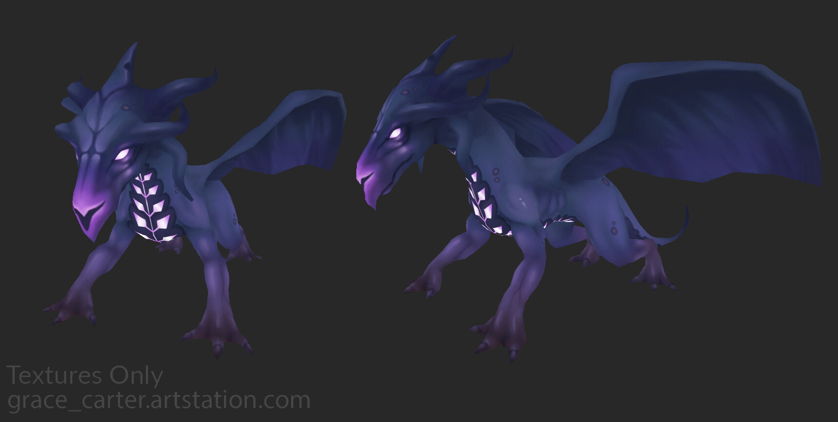 ArtStation - Hand Painted Dragon Textures