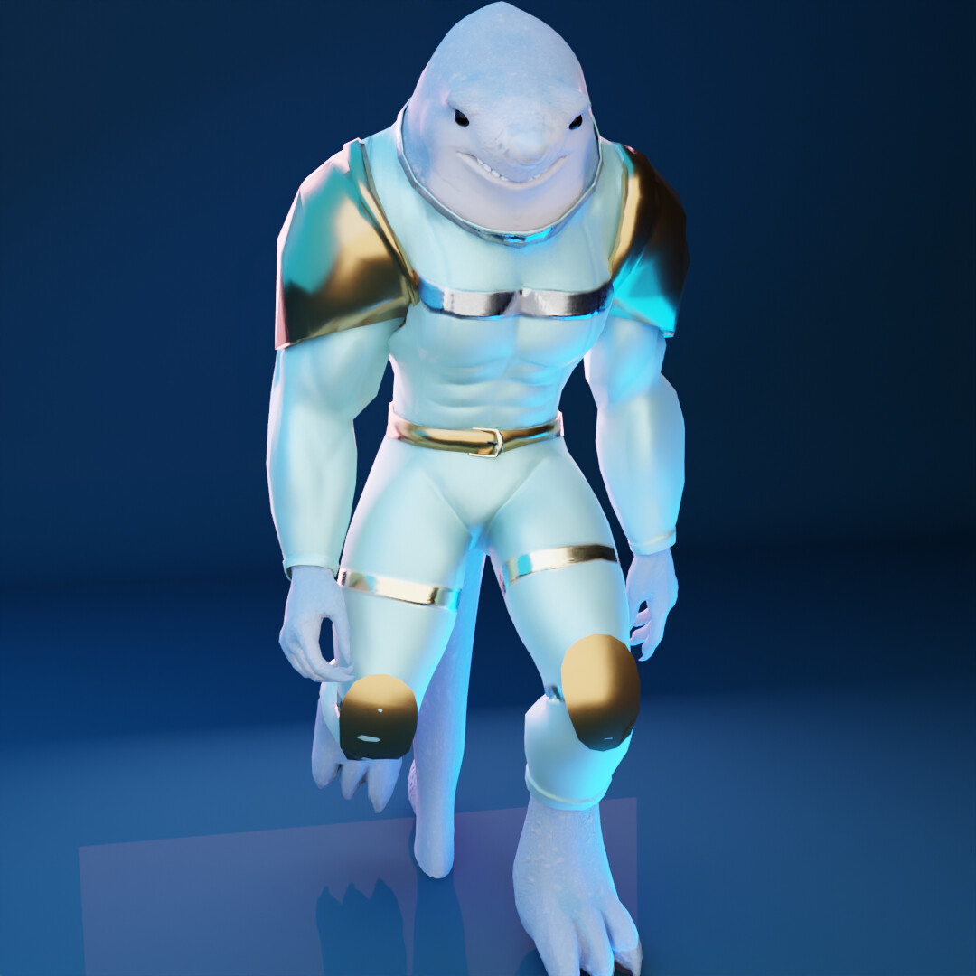 ArtStation - Humanoid Shark