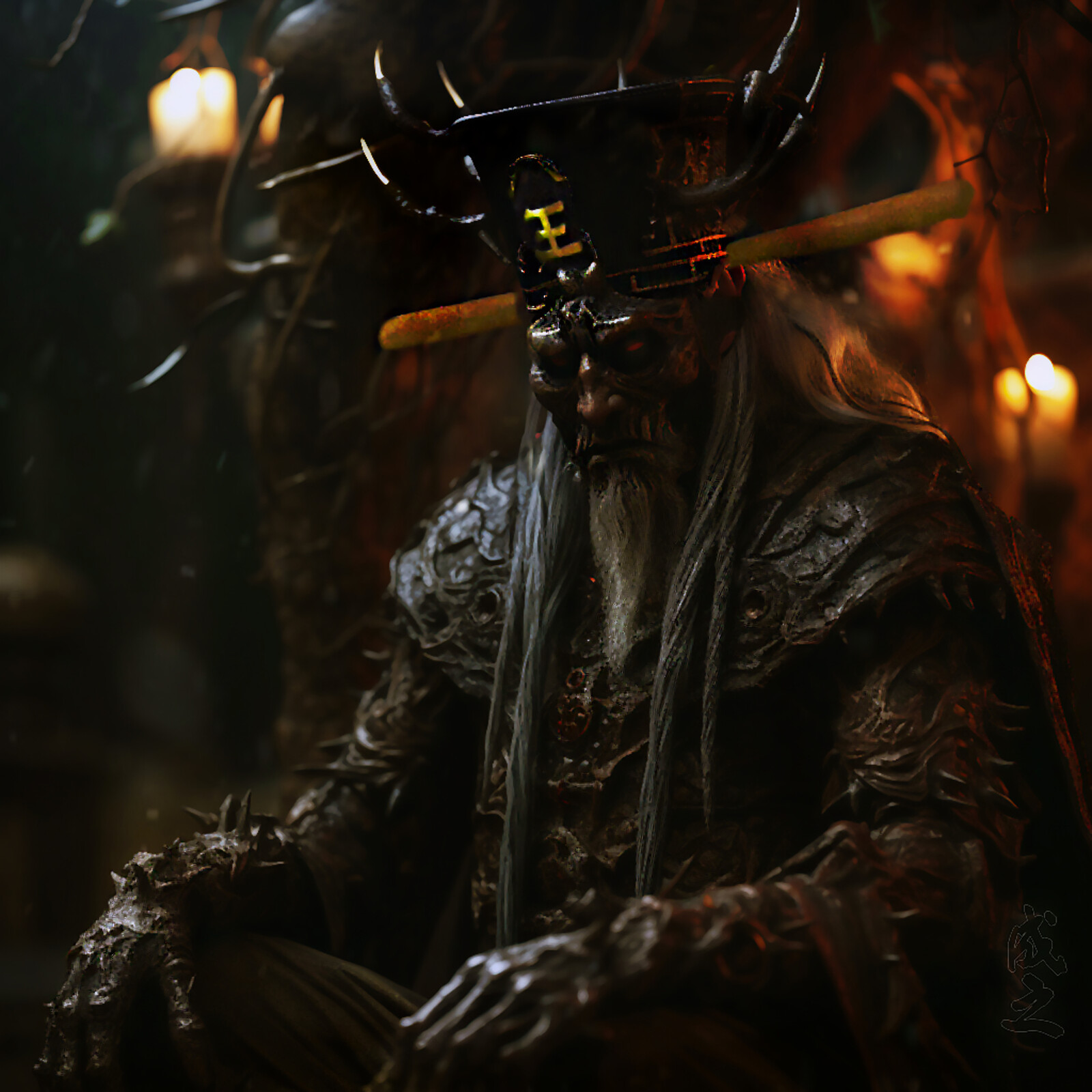 NARIYUKI SHIMAMOTO - Enma-Daio ( Japanese King of Underworld )