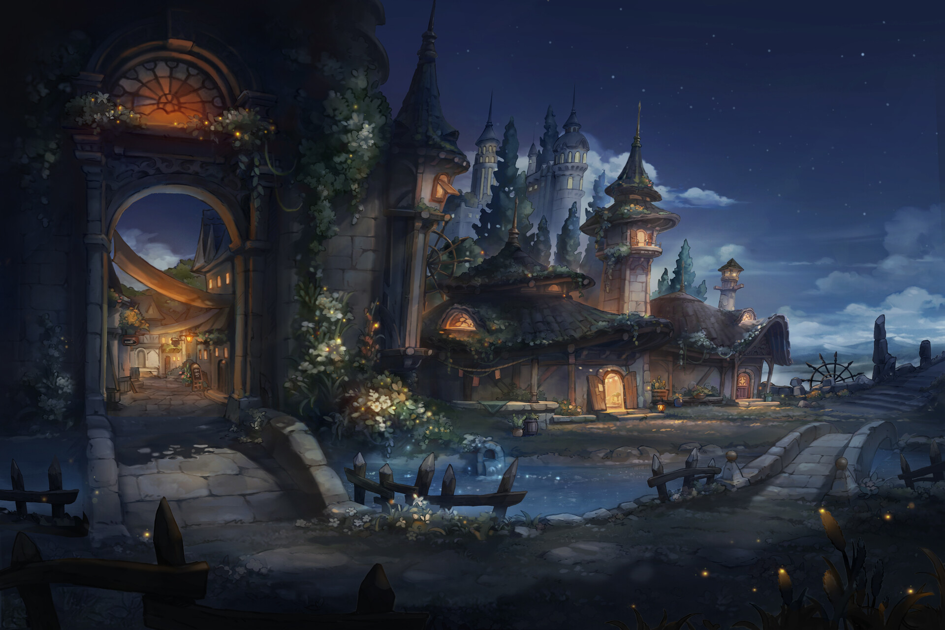 Li Ching - The village day and night