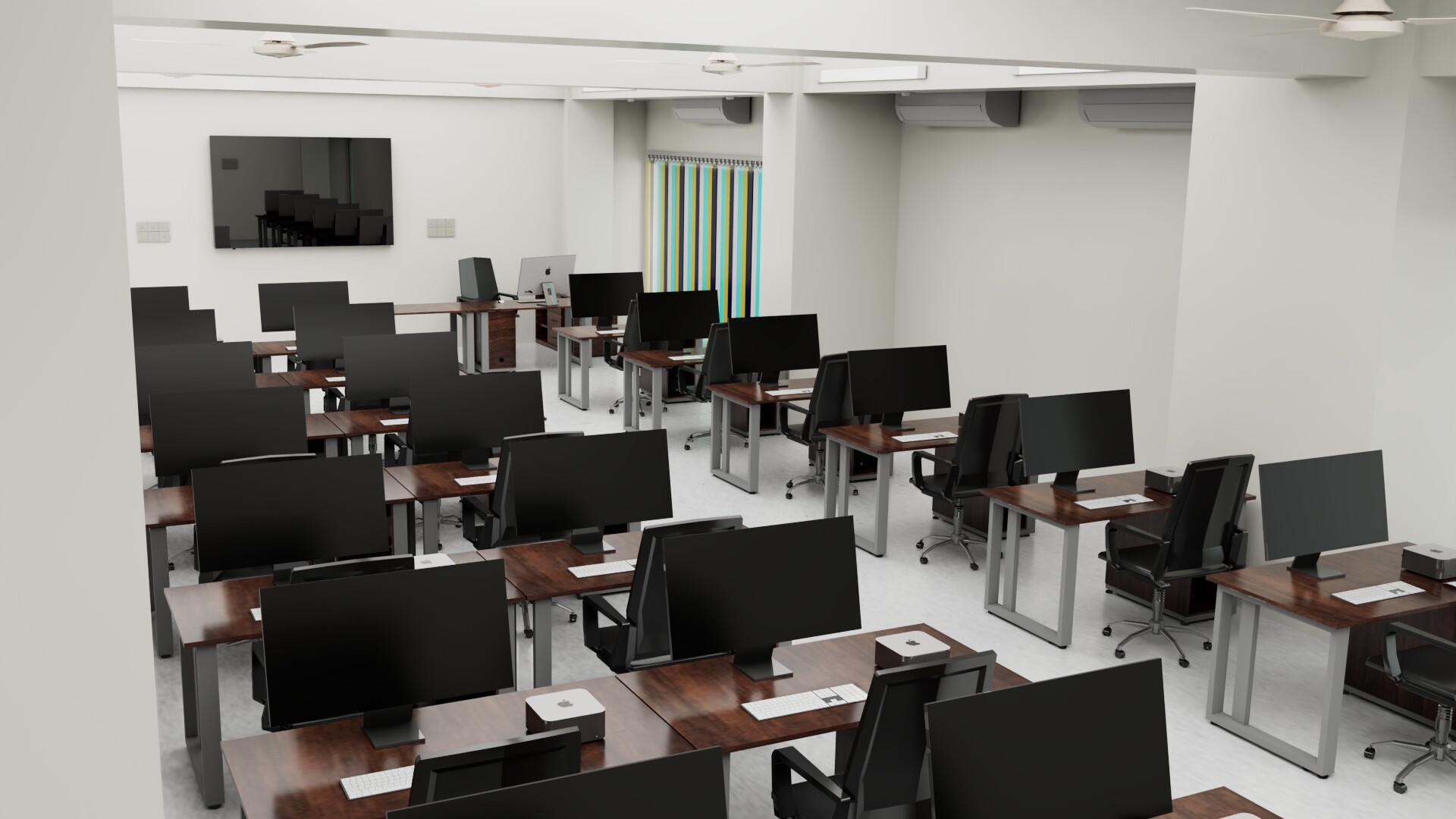 ArtStation - 3D lab class room