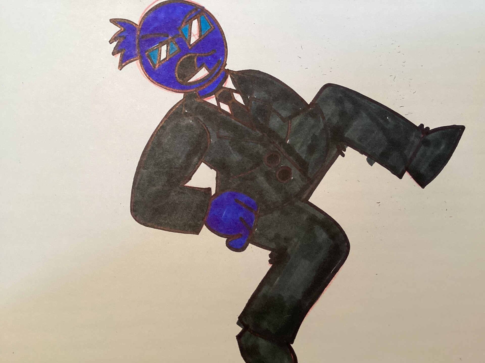 ArtStation - Blue berry guy kick