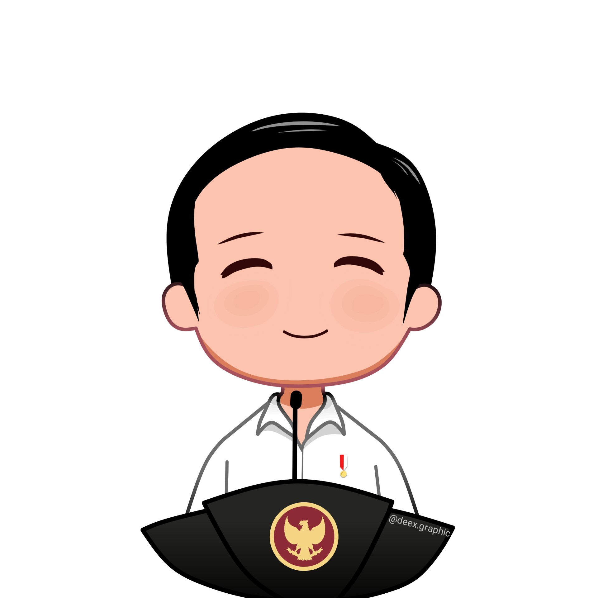 ArtStation - President Jokowi's Chibi Art