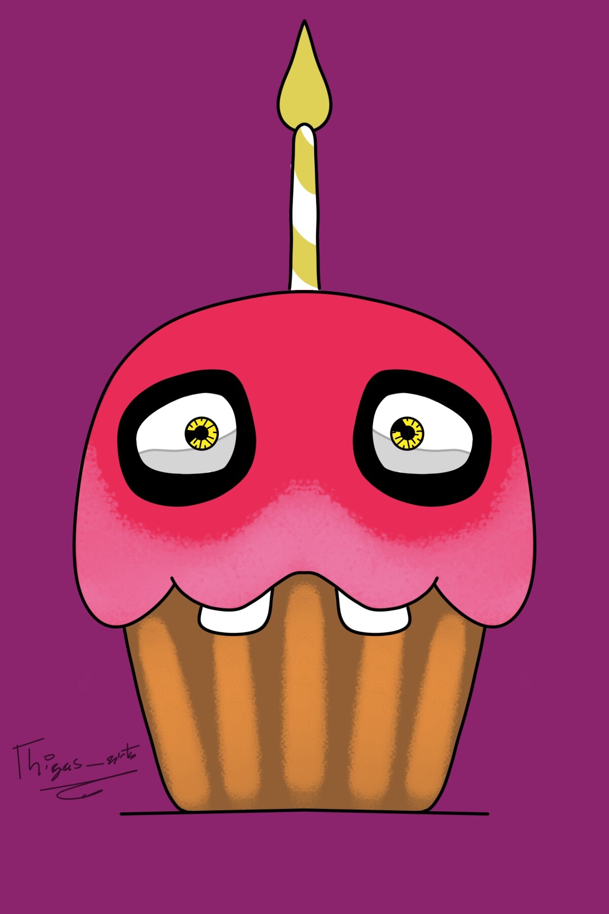 ArtStation - Chica’s Cupcake Fanart